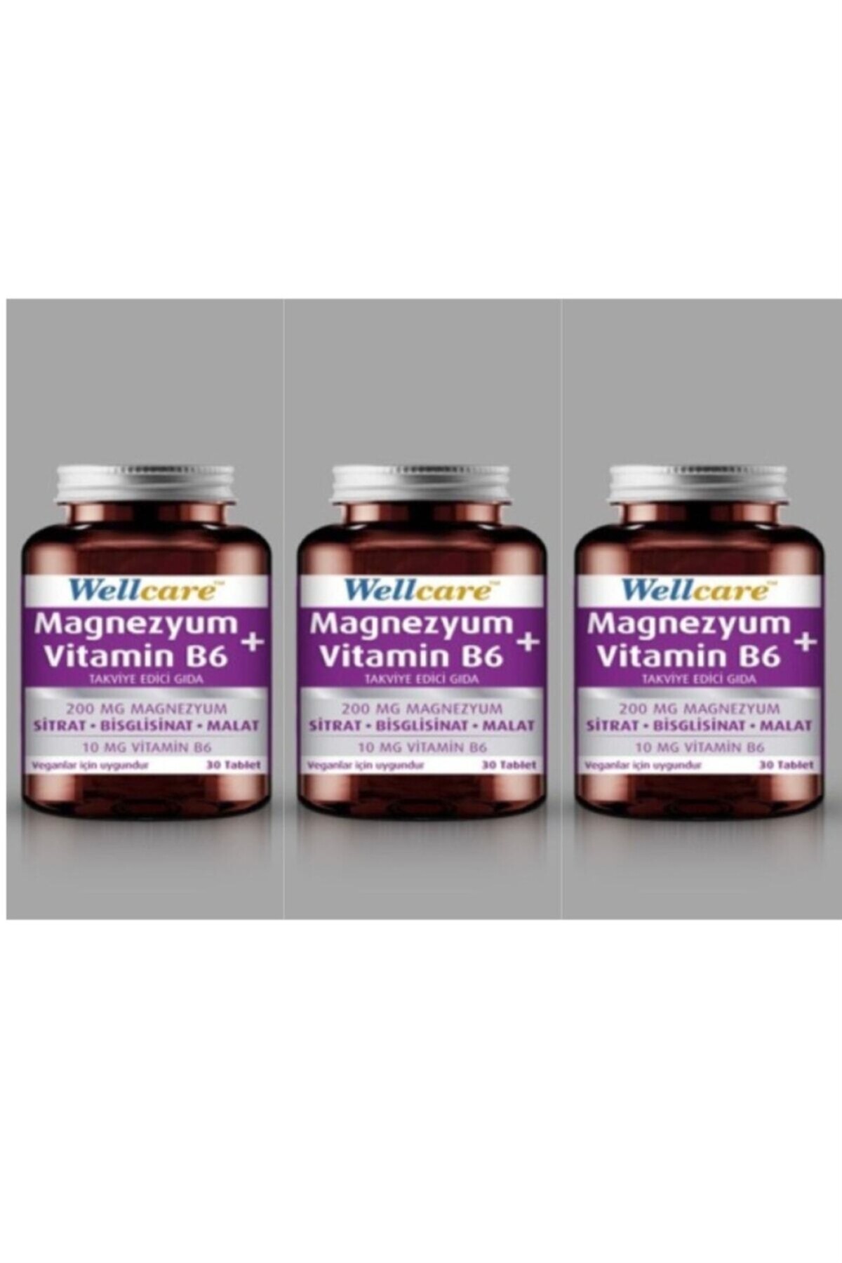 Wellcare Magnezyum + Vitamin B6 30 Tablet 3 Adet - Fiyatı, Yorumları