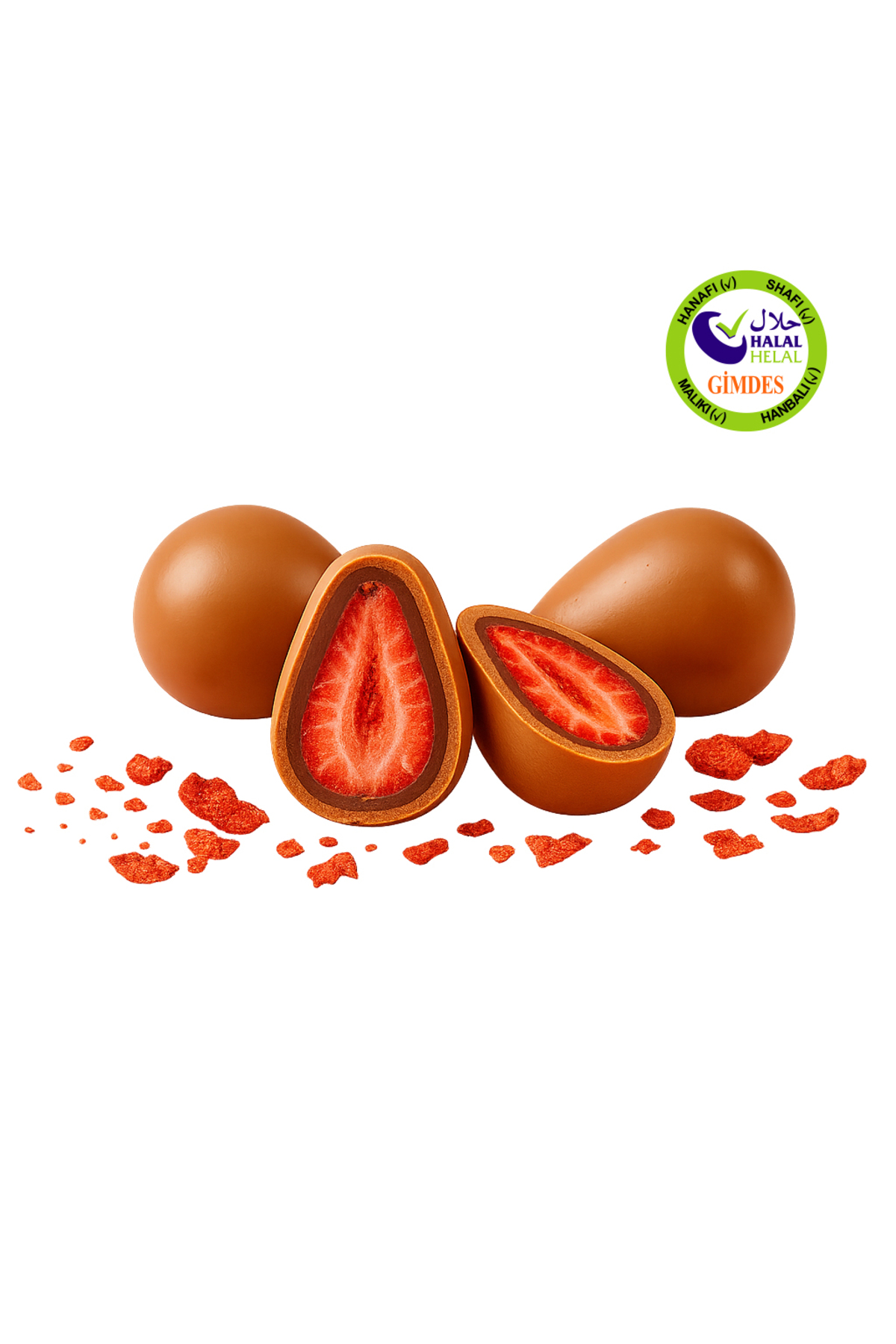 Milat Sütlü Çikolatalı Çilek Draje 250 g - Fiyatı, Yorumları