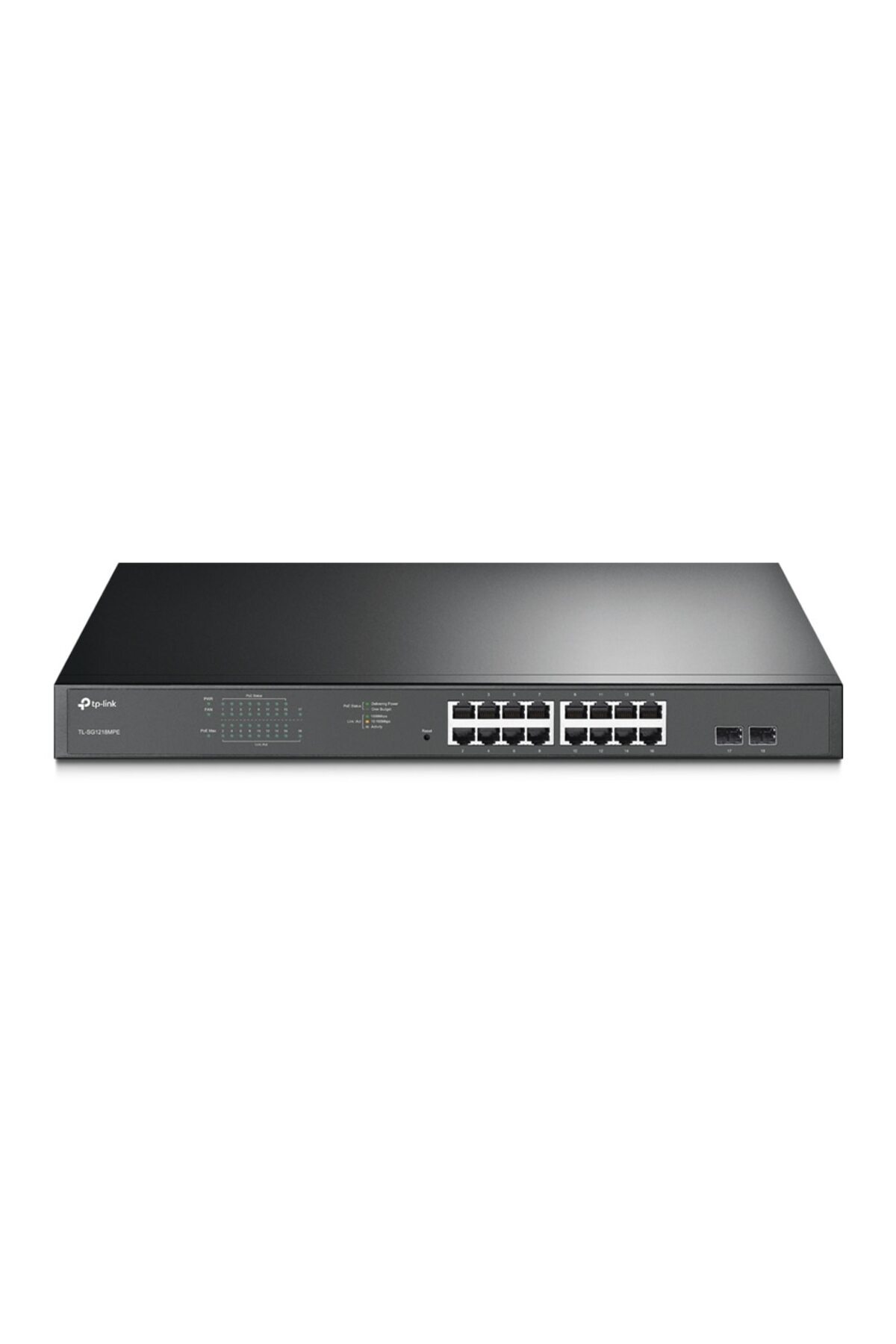 Tp-Link TL-SG1218MPE 16 Port 10-100-1000 Poe+ Switch 2 Port SFP Steel ...