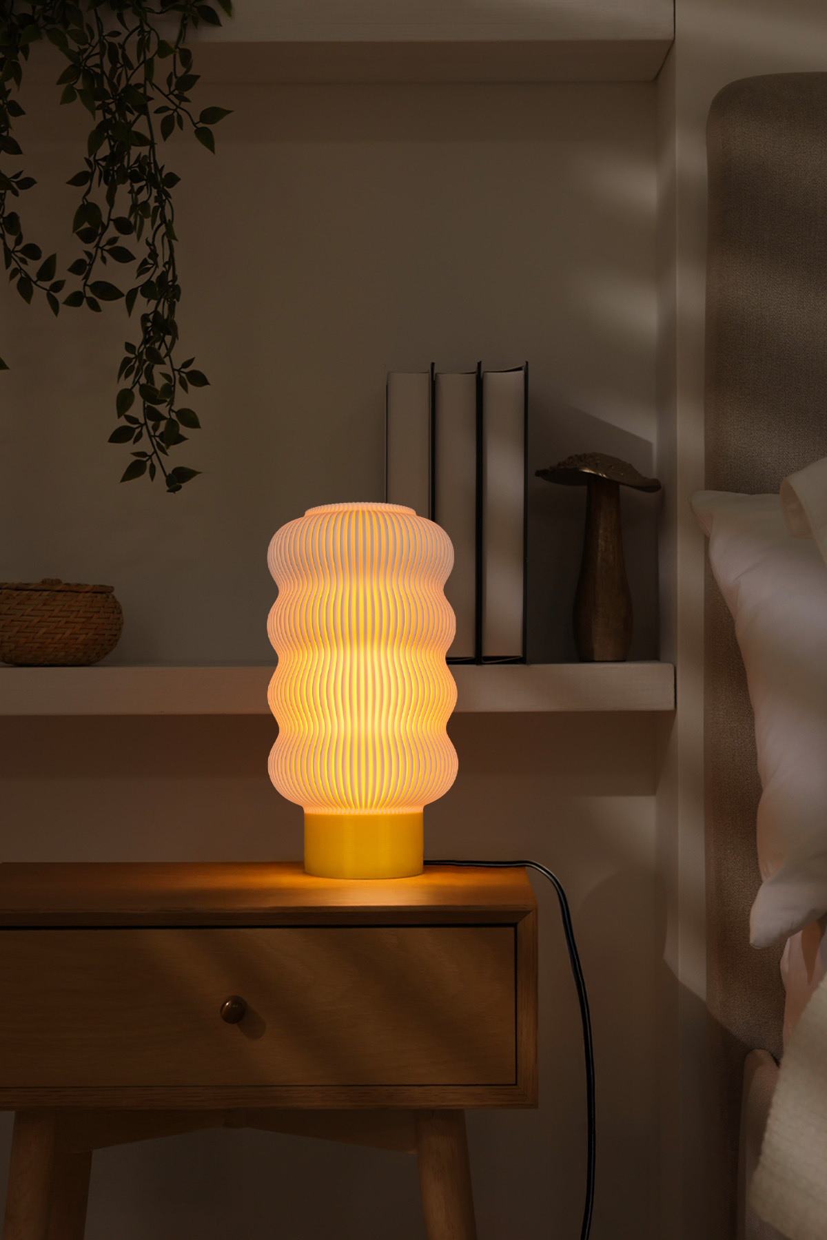 Lunipa Lamp Luni Masa Lambası – Beyaz Işık, Dekoratif Minimal Abajur ...