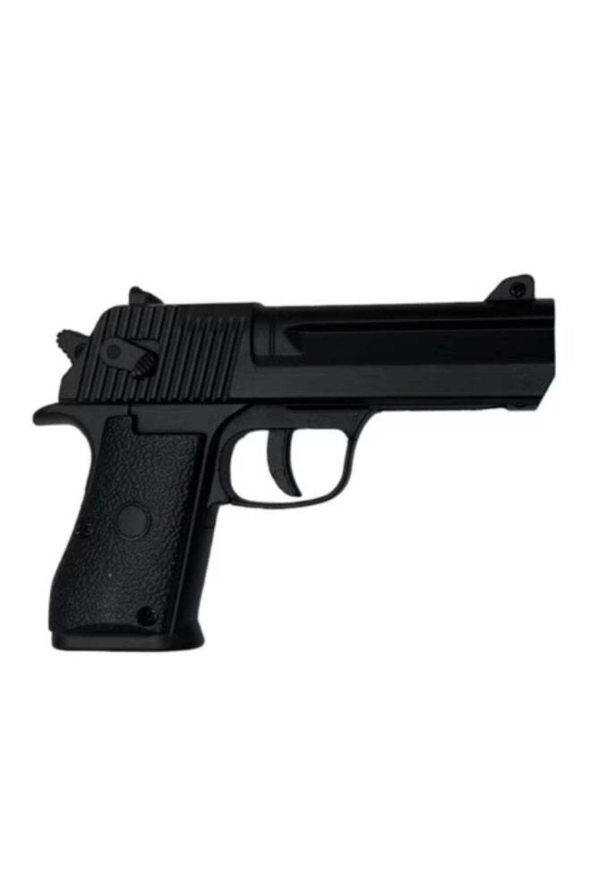 Generic Heavy All Iron Bead Black Toy Gun With a Gift Of 28 Rubber ...