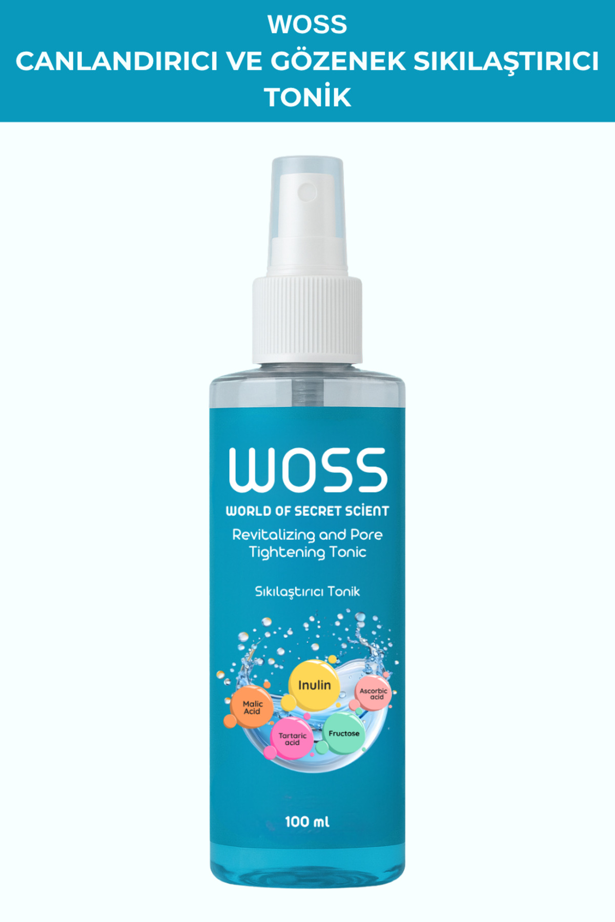 Woss Canlandırıcı ve Gözenek Sıkılaştırıcı Tonik (Revitalizing & Pore ...