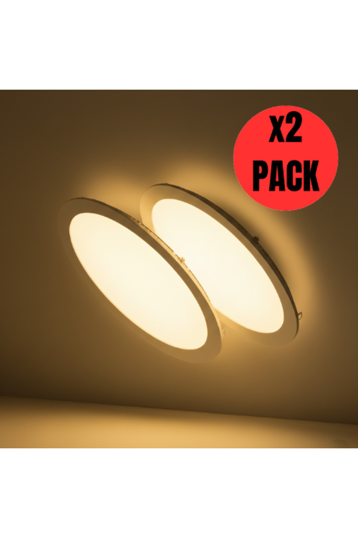 Kendal KDL400 Slim LED Panel 2'Adet Spot Gömme 6W 510 Lümen - 3000K ...