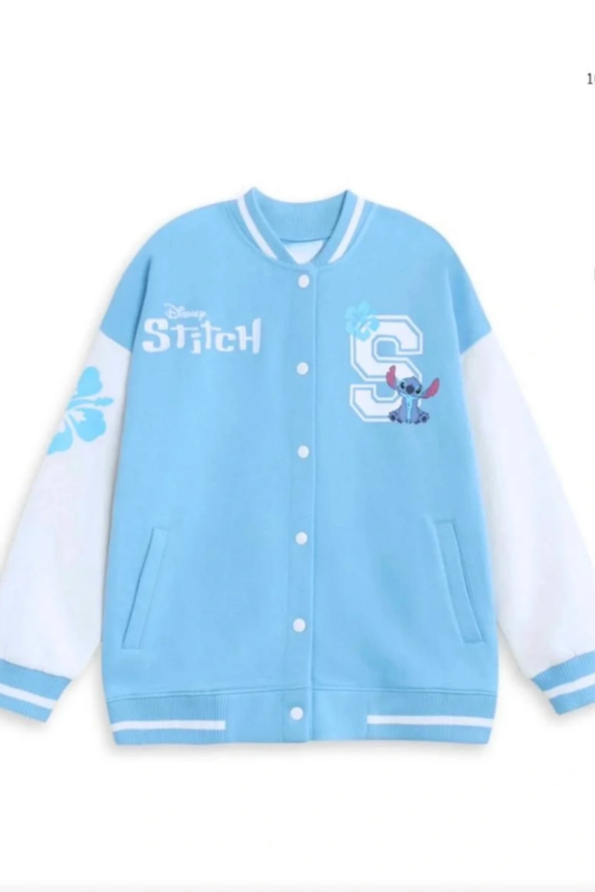 Kidmark Çocuk Modası Kız Çocuk Stitch Baskılı Mavi %100 Pamuk Kolej ...