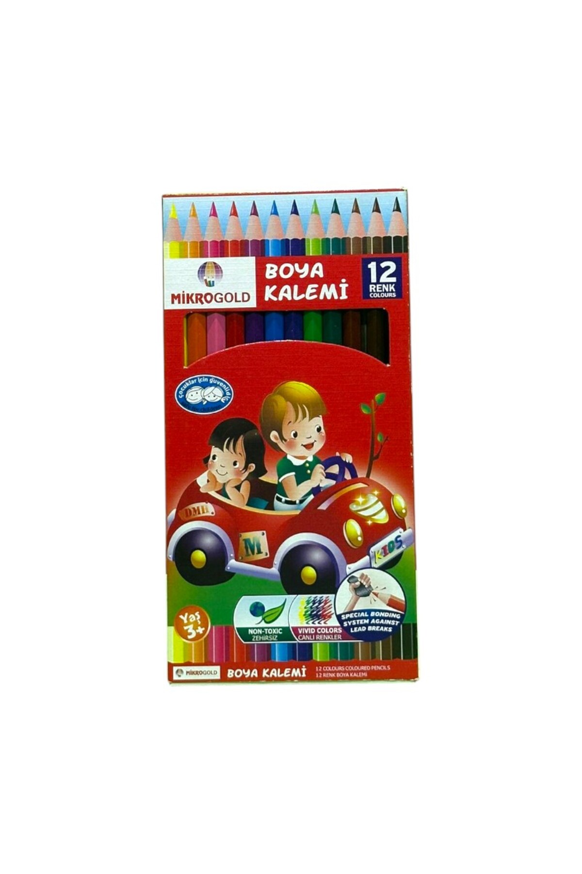 MİKROGOLD Kuru Boya Kalemi Boy 12 Renk - Fiyatı, Yorumları