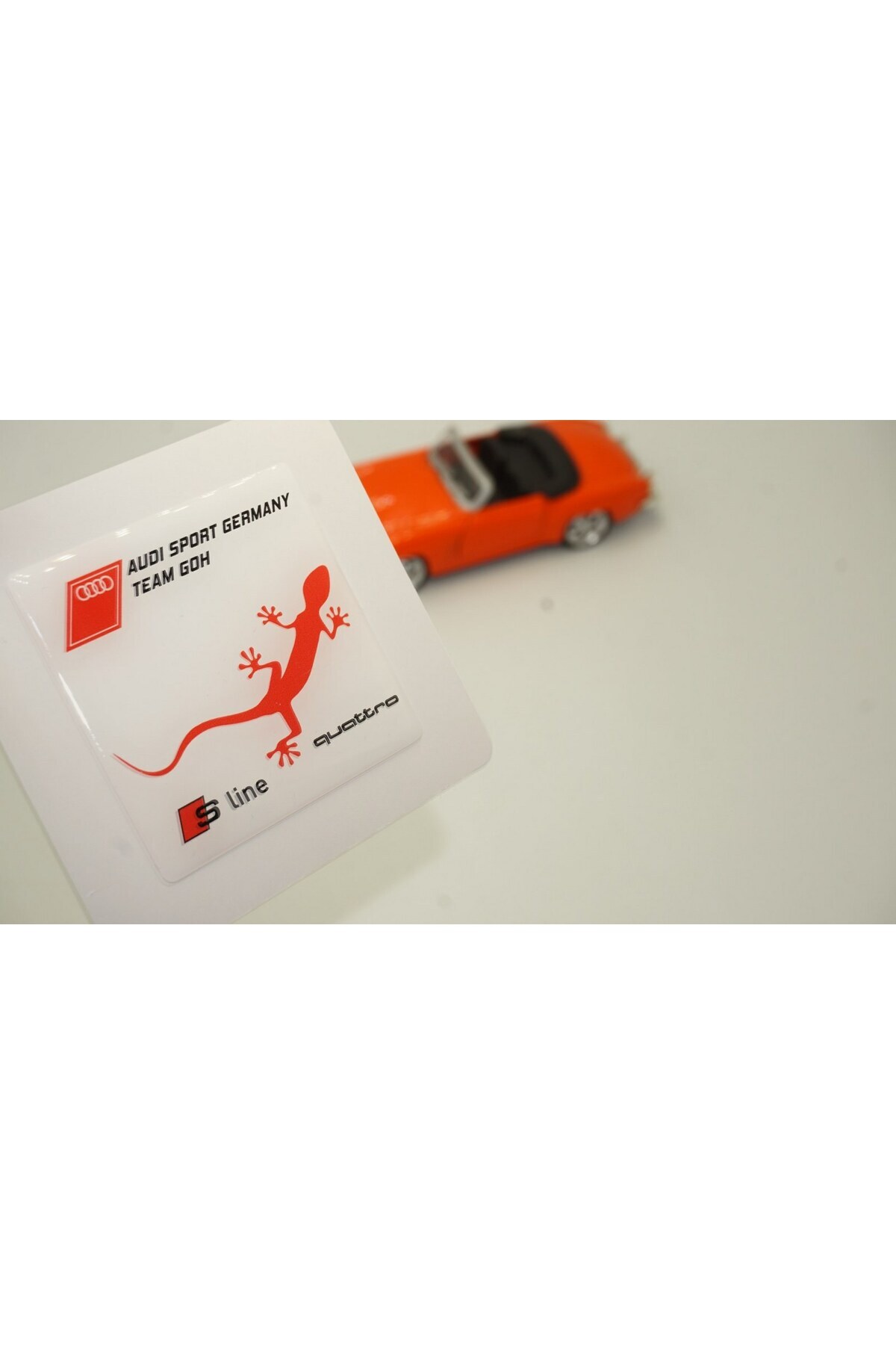 DK Tuning DK Tuninig Audi S Line Quattro Gecko Logo Motor Kapağı Damla ...