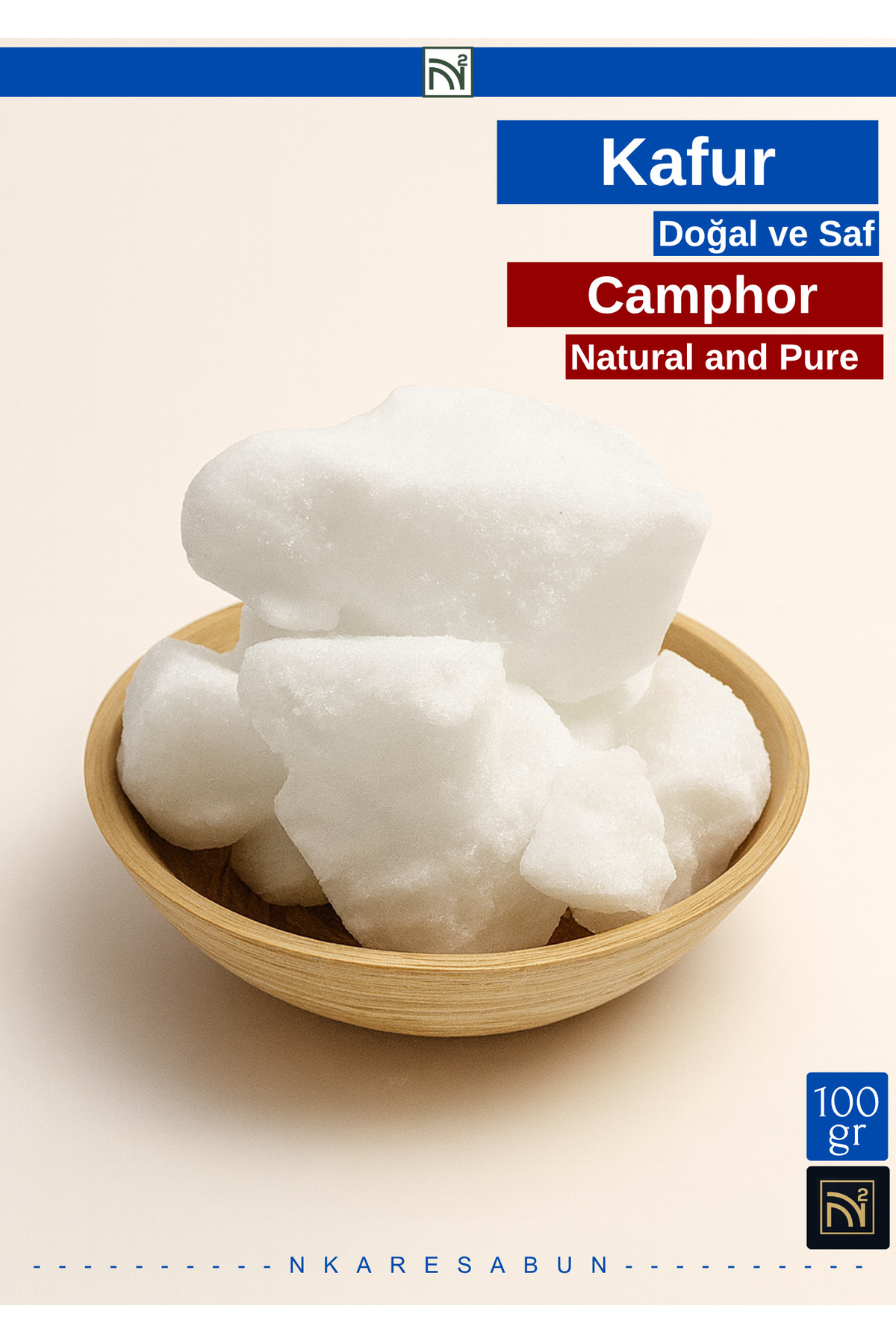 nkare Kafur 100 gr. Saf ve Doğal - Pure and Natural Camphor - Kafirun ...