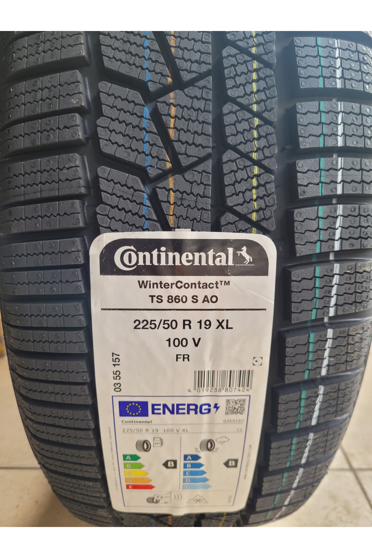 Continental 225/50R19 Winter Contact TS860S 100V XL Set Olarak (4 ADET ...