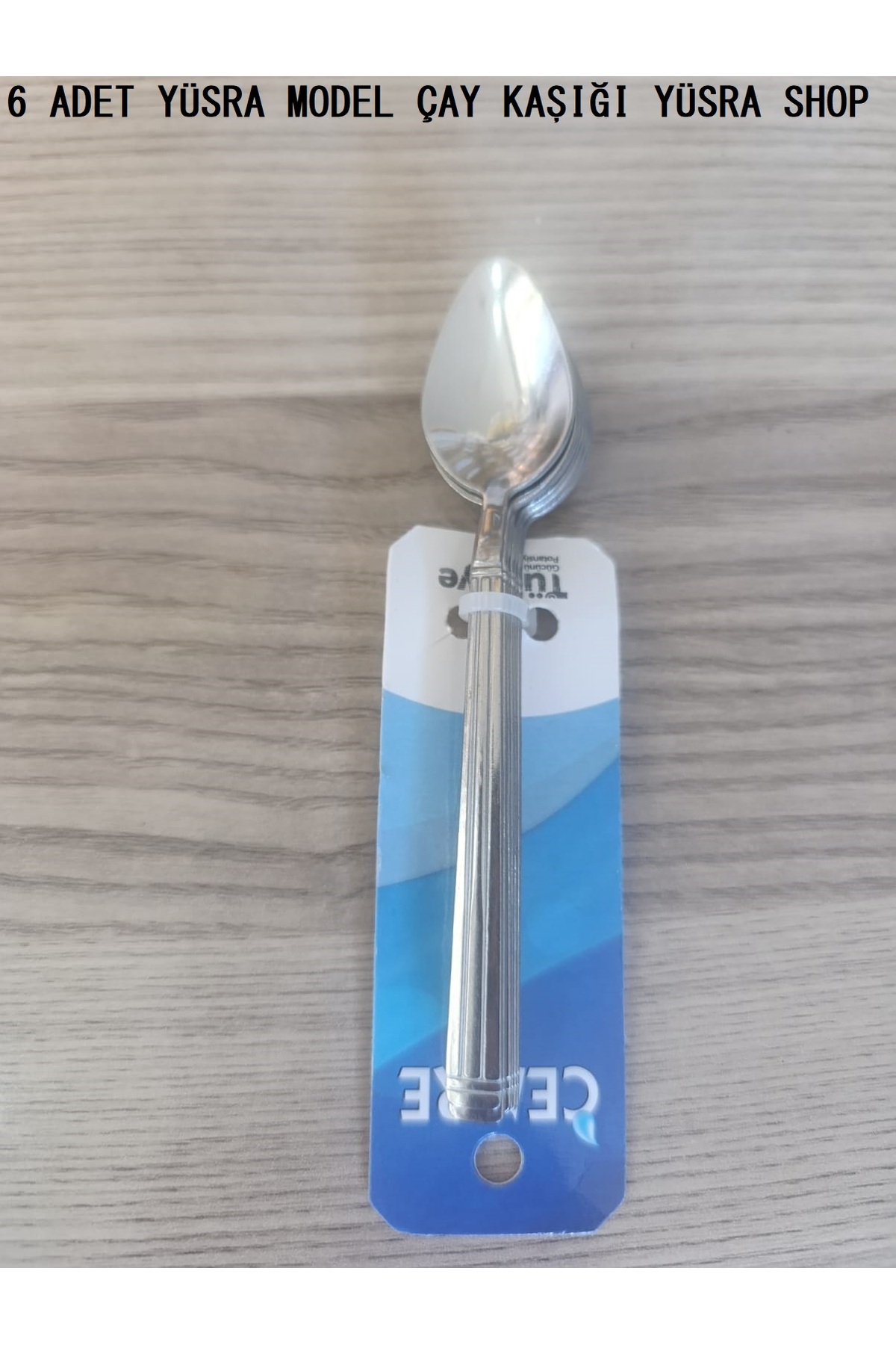 Yüsra Shop 6 Adet Yüsra Model Çay Kaşığı (Paslanmaz Çelik) Günlük ...
