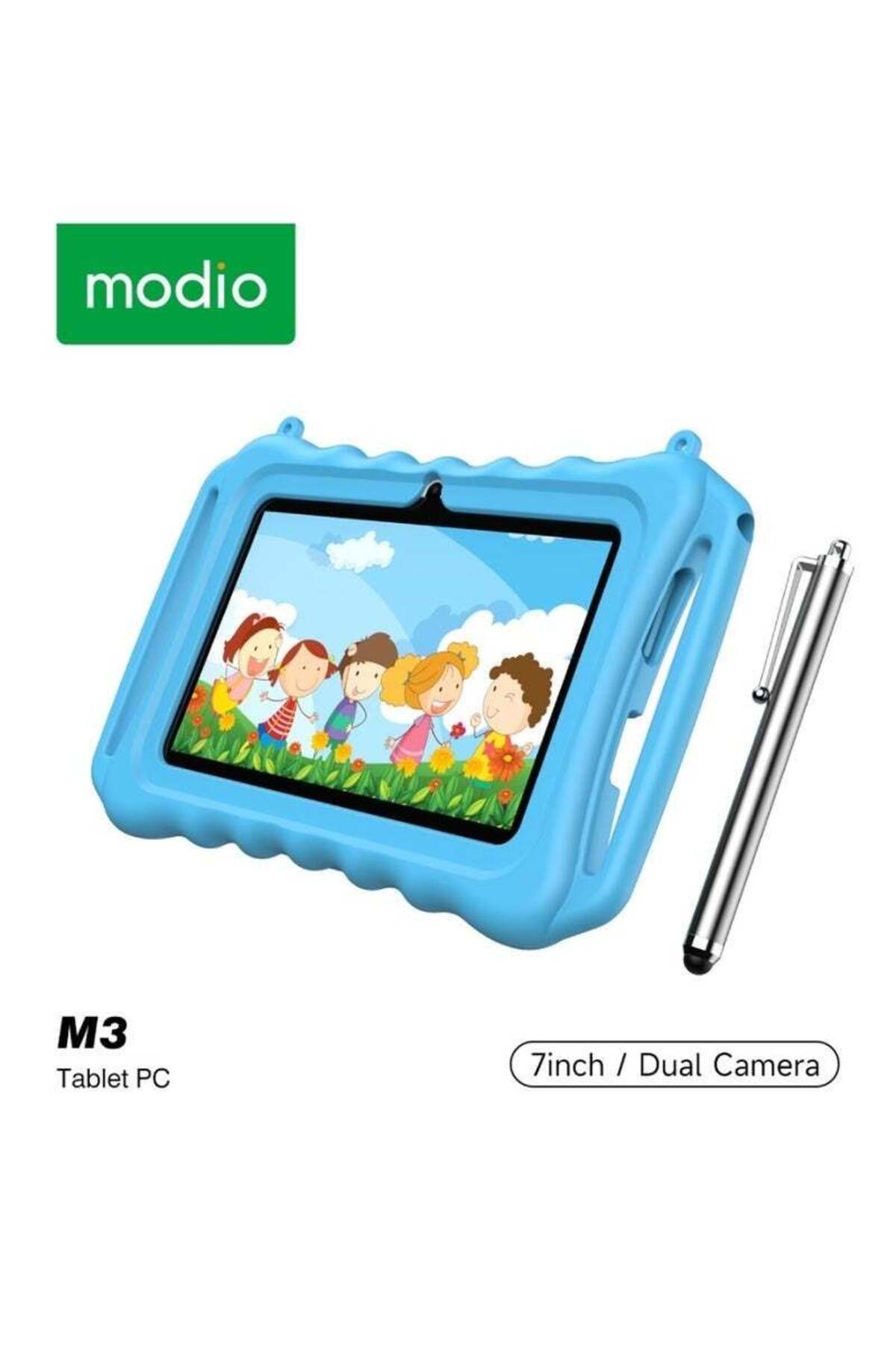 Modio TAB M3 5G Kids Tablet 7-inch HD, 4GB RAM, 64GB ROM, Dual Camera ...