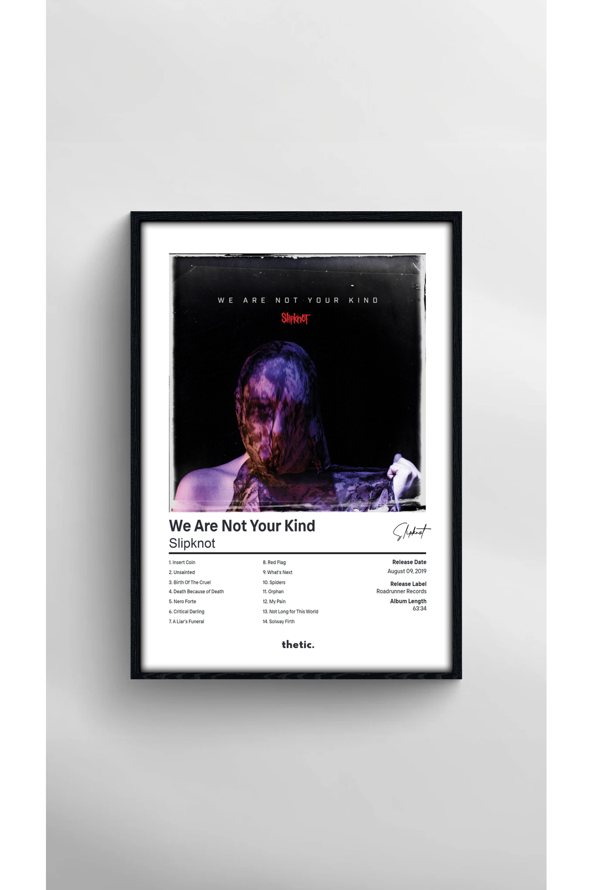 Thetic Slipknot - We Are Not Your Kind Albüm Koleksiyonu PREMIUM ...