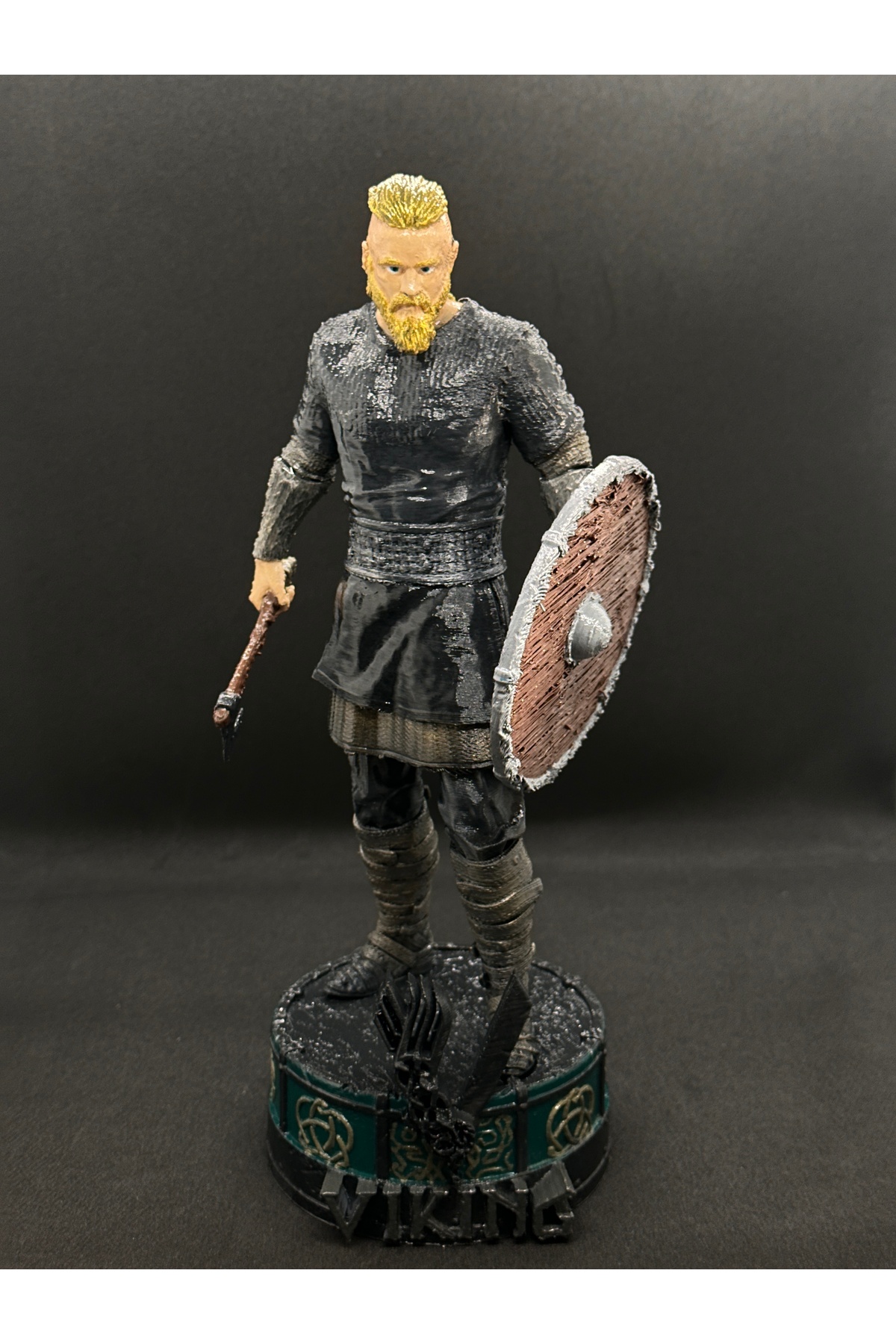GoKa 3D Craft Vikings - Ragnar Lothbrok - Figür - 27cm - Fiyatı, Yorumları