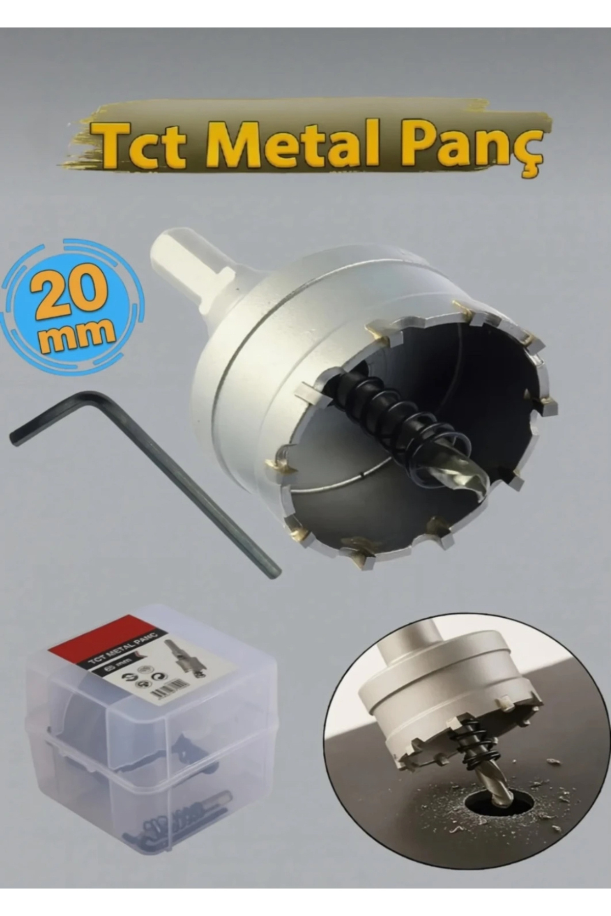 CMC Tools Tct Metal Delme Panç Adaptörlü 90 mm Delik Açma - Fiyatı ...