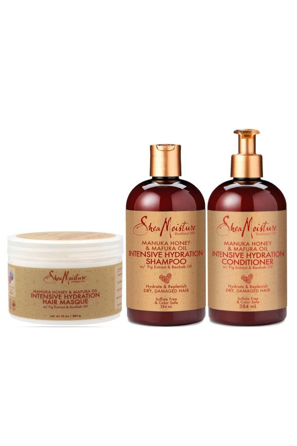 Shea Moisture Shi shampoo & conditioner set with Manuka honey & Mafura ...