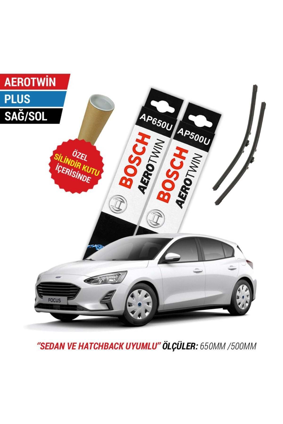 Bosch Ford Focus 2023 Model Silecek Takımı Ön Aerotwin Plus - Fiyatı ...