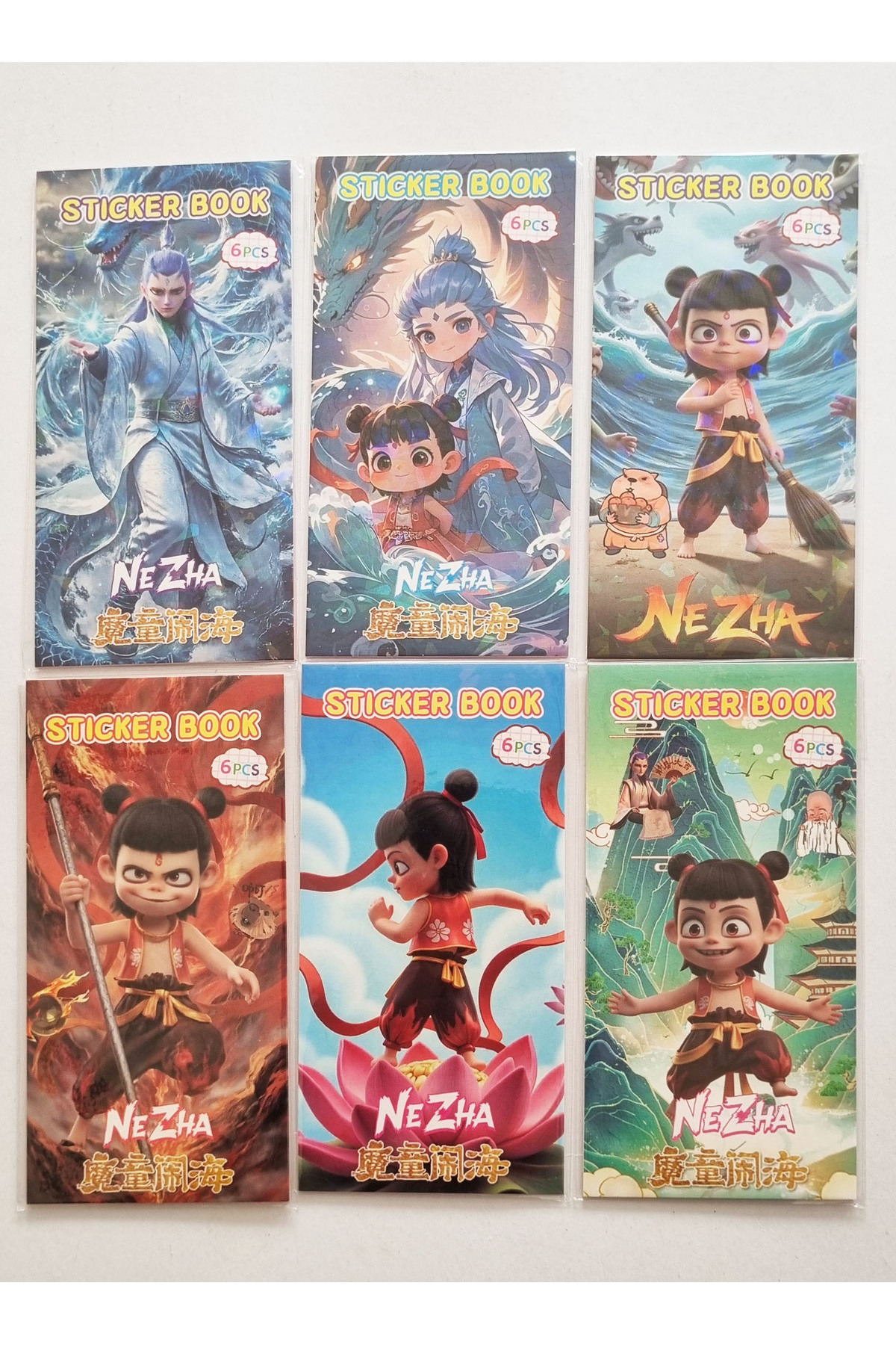 Bıcırık Yayınları 6'lı Sticker Book Nezha Seri Çıkartmalı Yapıştırmalı ...