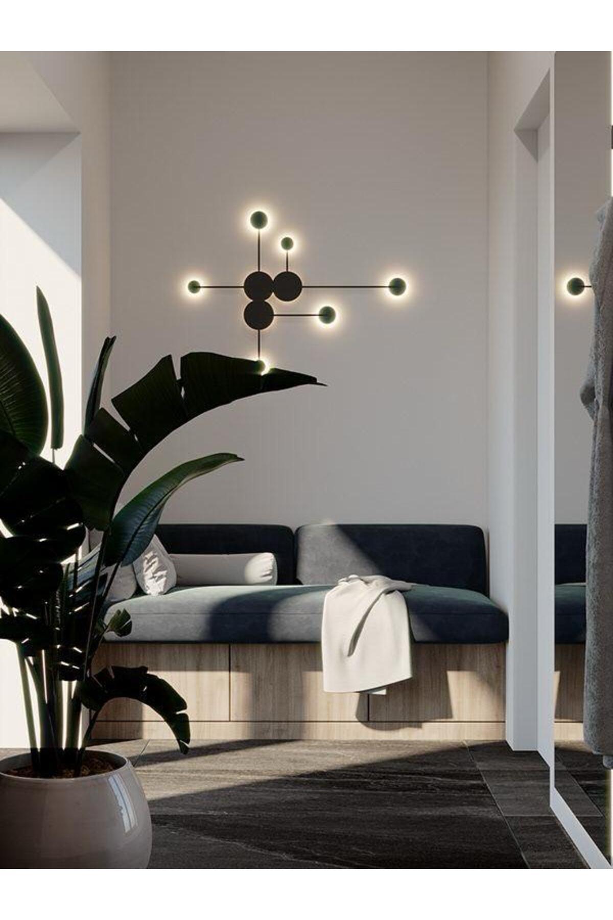 MİNEL DEKOR LED LIGHTING MINEL DEKOR LIGHTING APLİK LİMA MODEL SİYAH ...