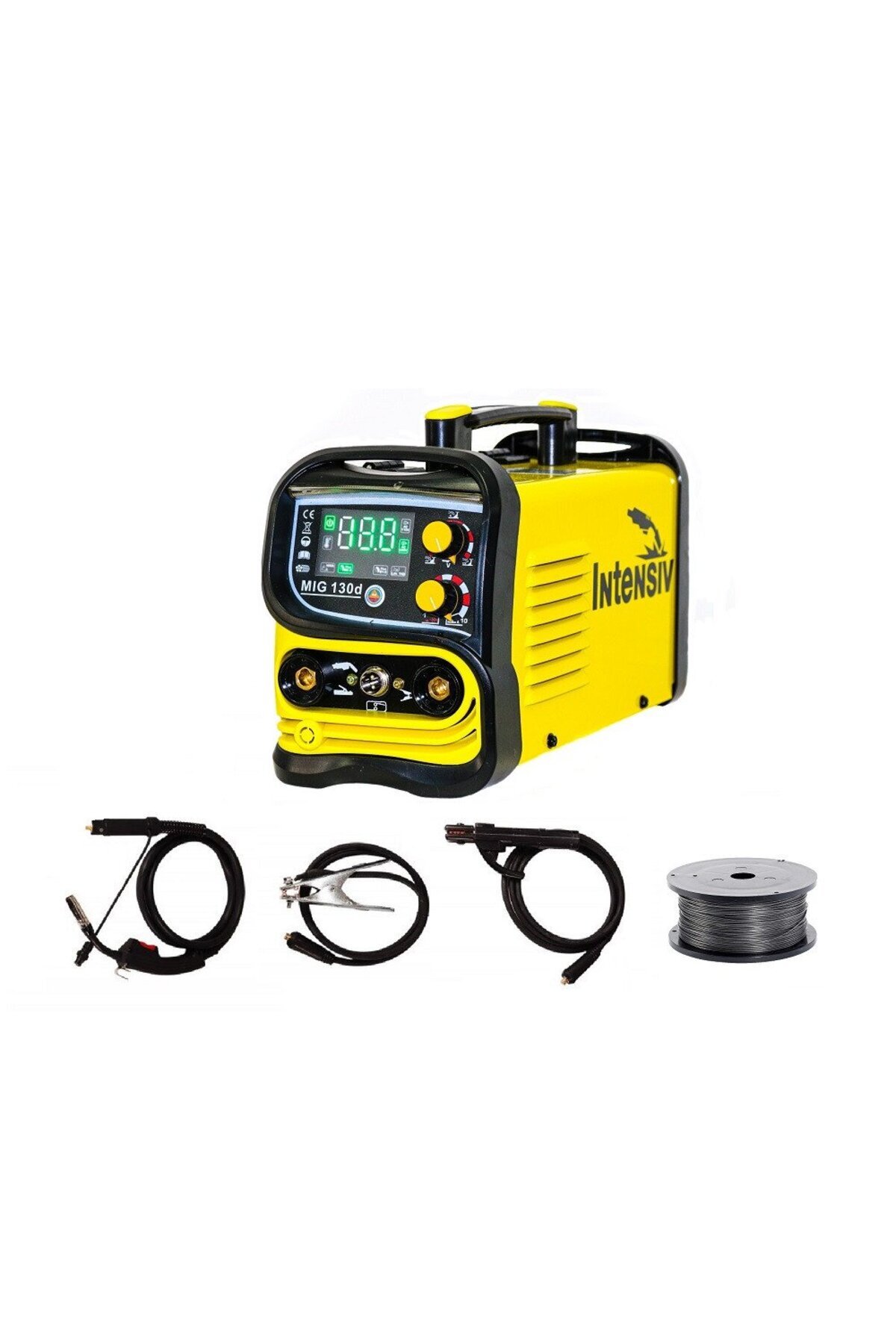 INTENSIV Aparat de sudura MIG 130d tip MIG-MAG + rola de sarma flux 1kg ...