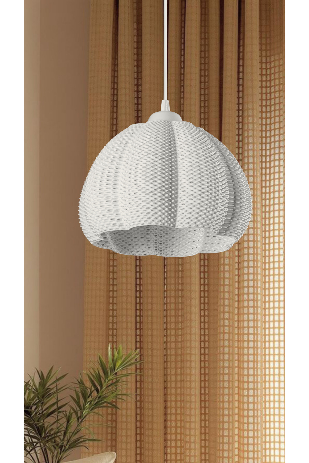decory Verda Beyaz Mesh Dokulu Avize, Pinterest Tarzı Özel Tasarım ...