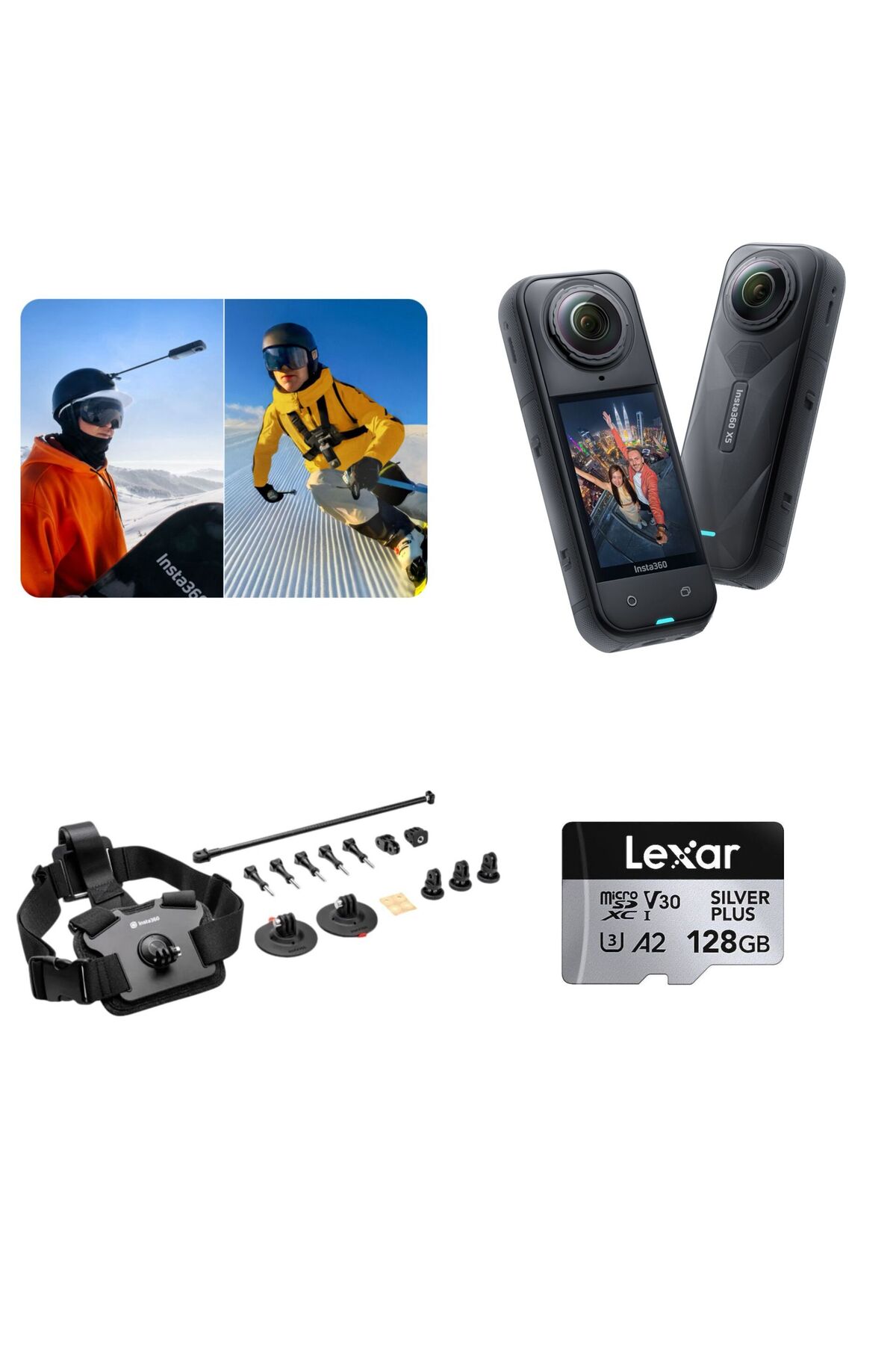 Insta360 X5 Aksiyon Kamerası - Kayak Kiti 128 GB - Fiyatı, Yorumları