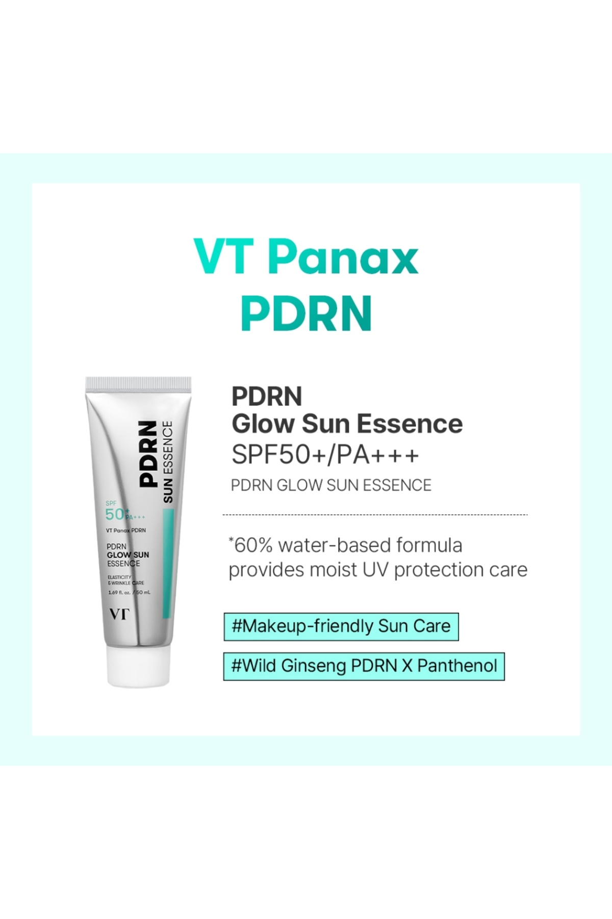 VT COSMETICS Panax PDRN SPF50+/PA+++ Esneklik ve Kırışıklık Bakımı ...