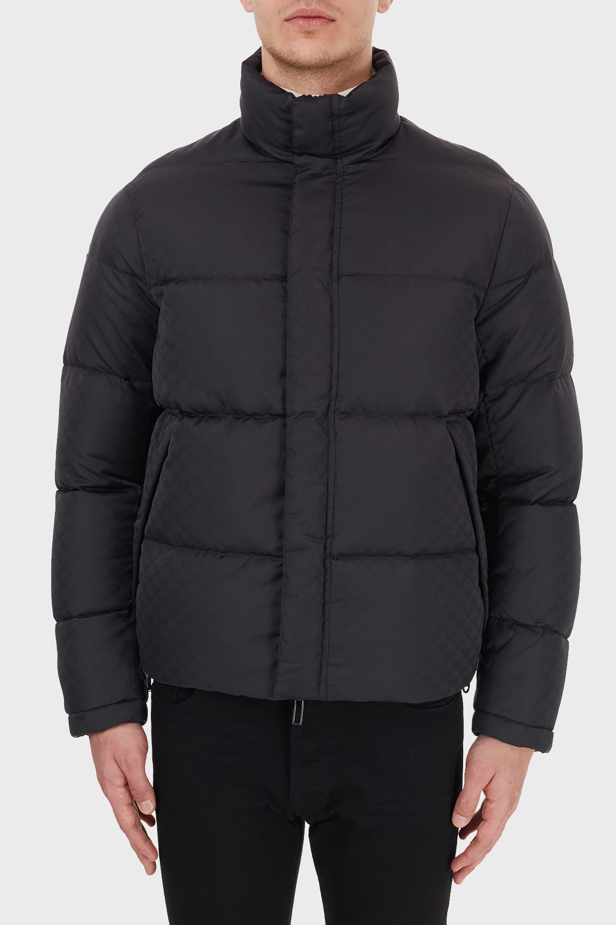 Emporio Armani Erkek Marka Logo Detaylı Regular Fit Uzun Kollu Siyah Ceket 8N1BN3 1NHQZ-F046 ...