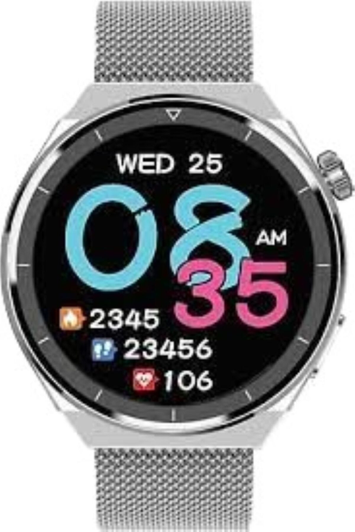 Swords SWORD Wia Watch 2 Pro (GÜMÜŞ METAL HASIR VE HEDİYELİ SİLİKON ...