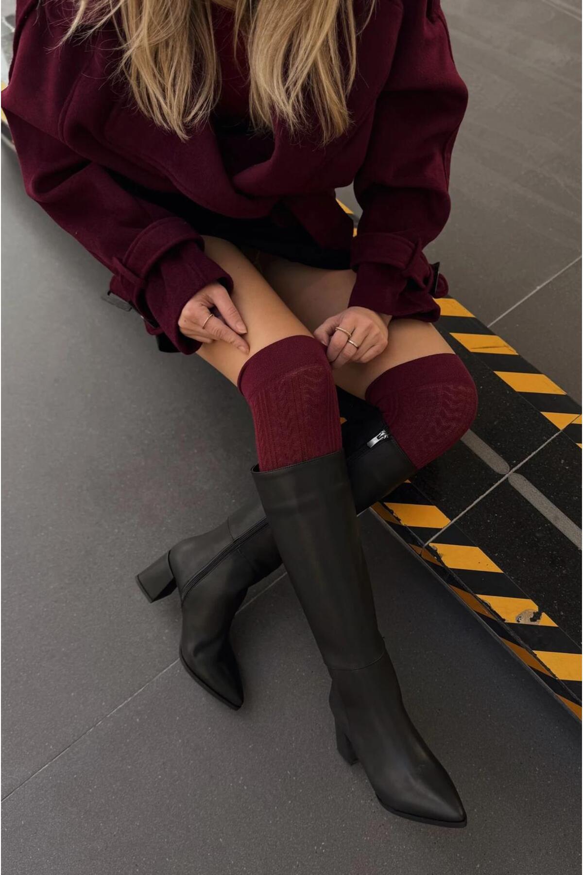 I Love Shoes Oresi Siyah Topuklu Kadın Çizme - Fiyatı, Yorumları