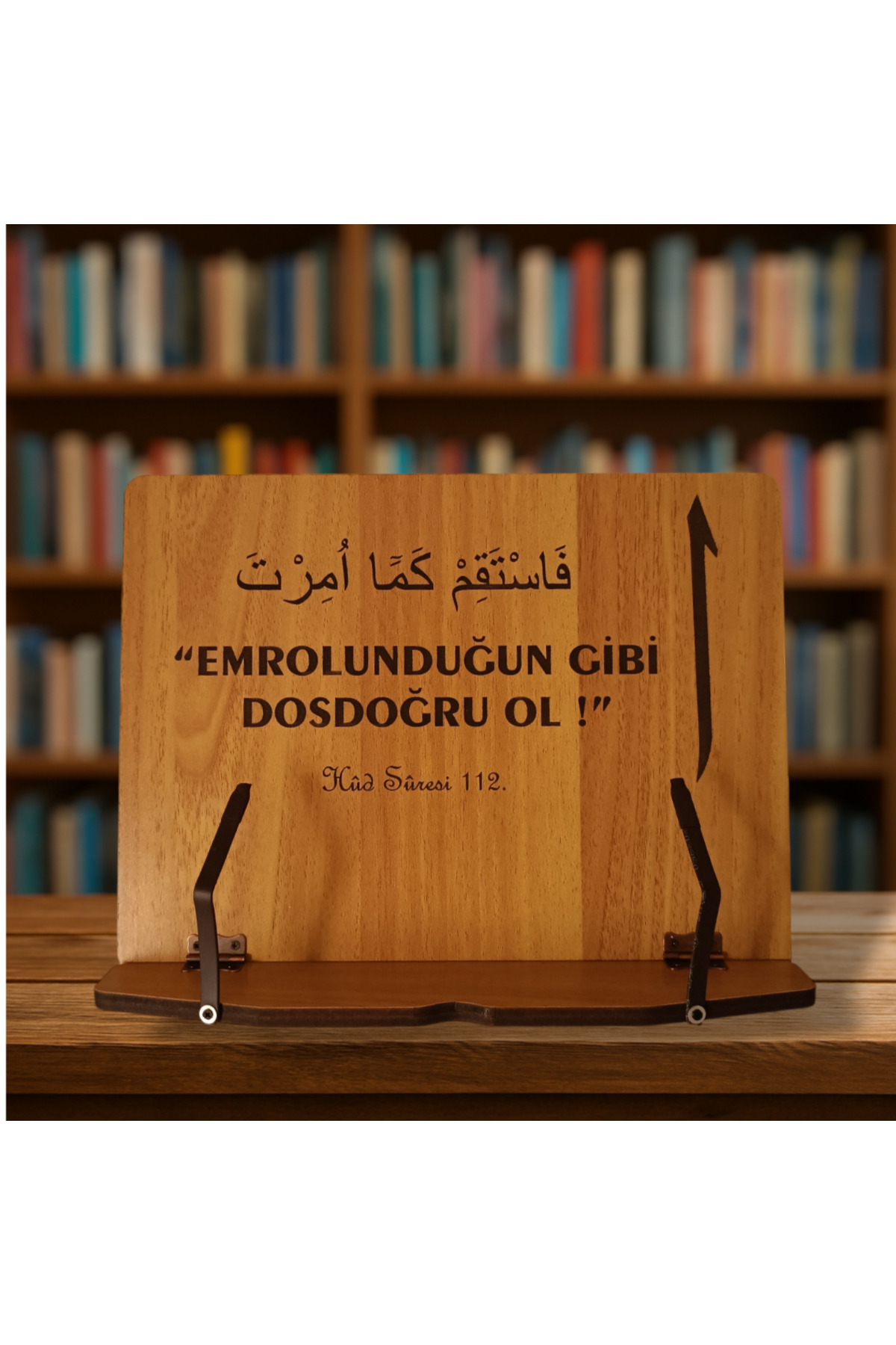 hü ma tasarım ve aksesuar İsim Yazılabilir Kitap Okuma Standı Kuran ...