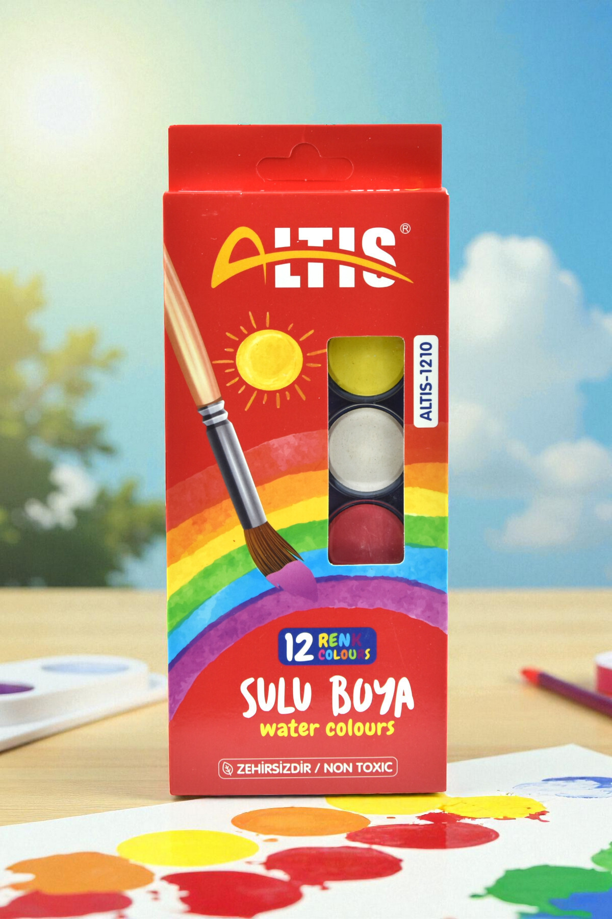 Venino 1210 12 Renk Sulu Boya - Fırça Hediyeli ! - Fiyatı, Yorumları