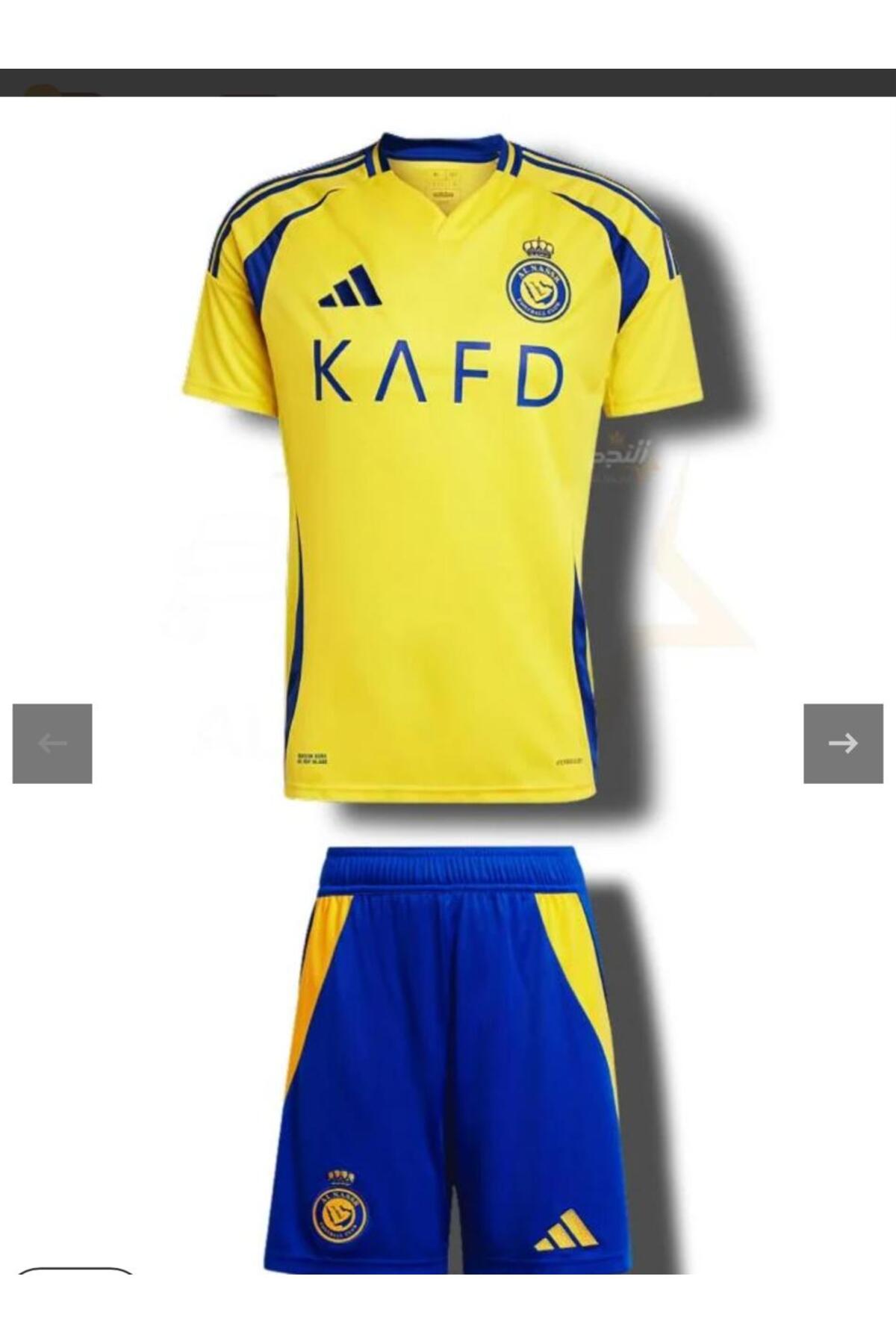 ALNASSR Al-Nassr Club's new 2025 yellow kit- Trendyol