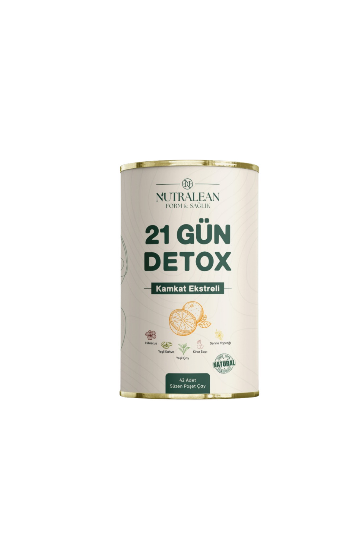 Nutralean Kamkat Ekstreli Bitkisel Çay 42 Adet 21 Gün Detox - Detoks ...