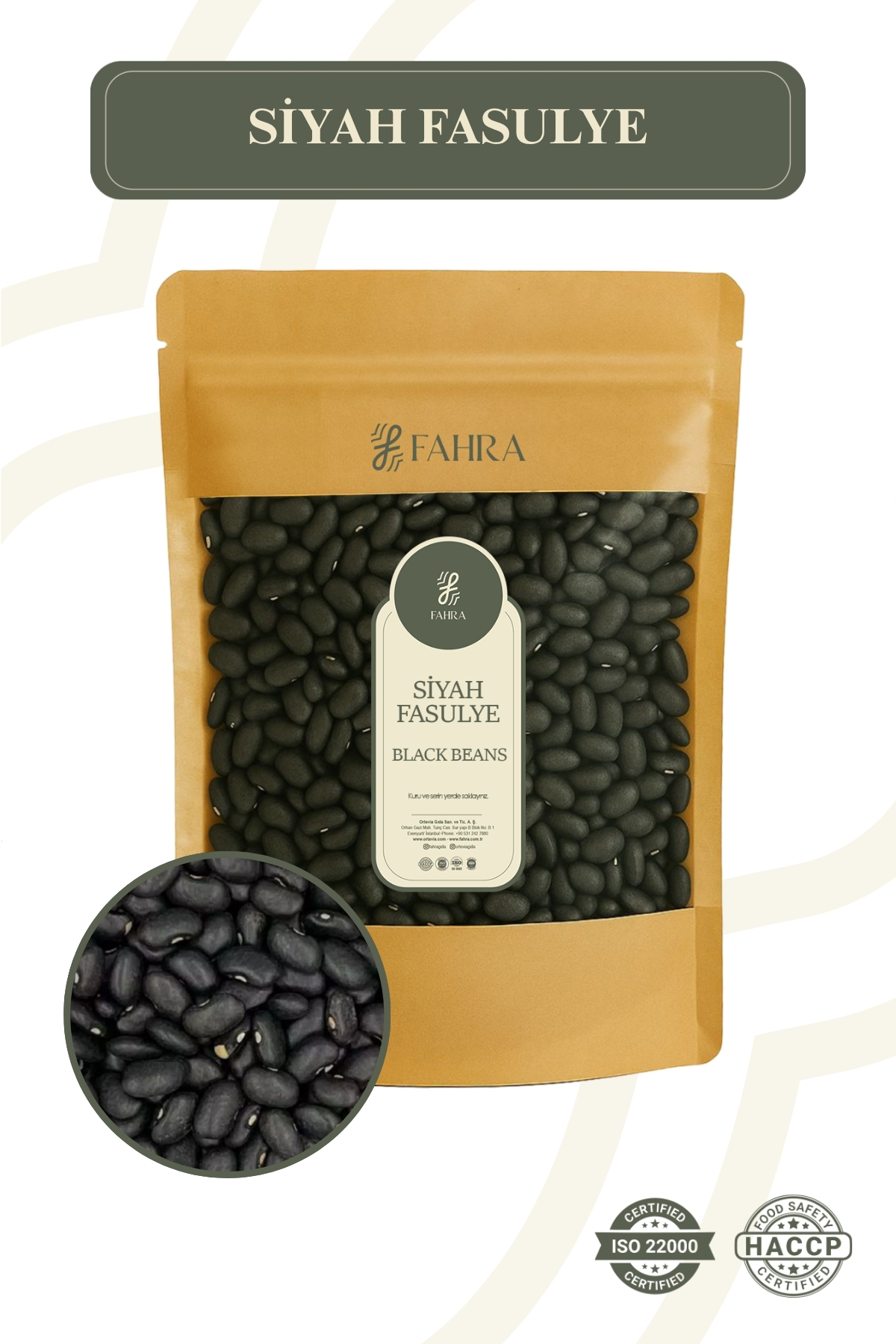 Fahra Siyah Fasulye 1000g – Kalp Sağlığına, Enerjiye ve Tokluğa Destek ...