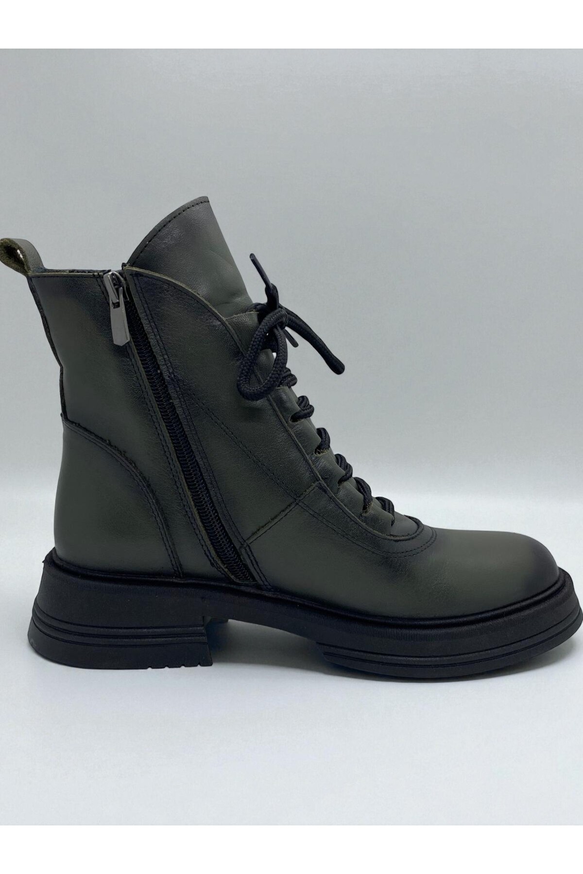 Stepka Shoes Nox Kadın Hakiki Deri Bagcıklı Termo Taban Postal Bot ...