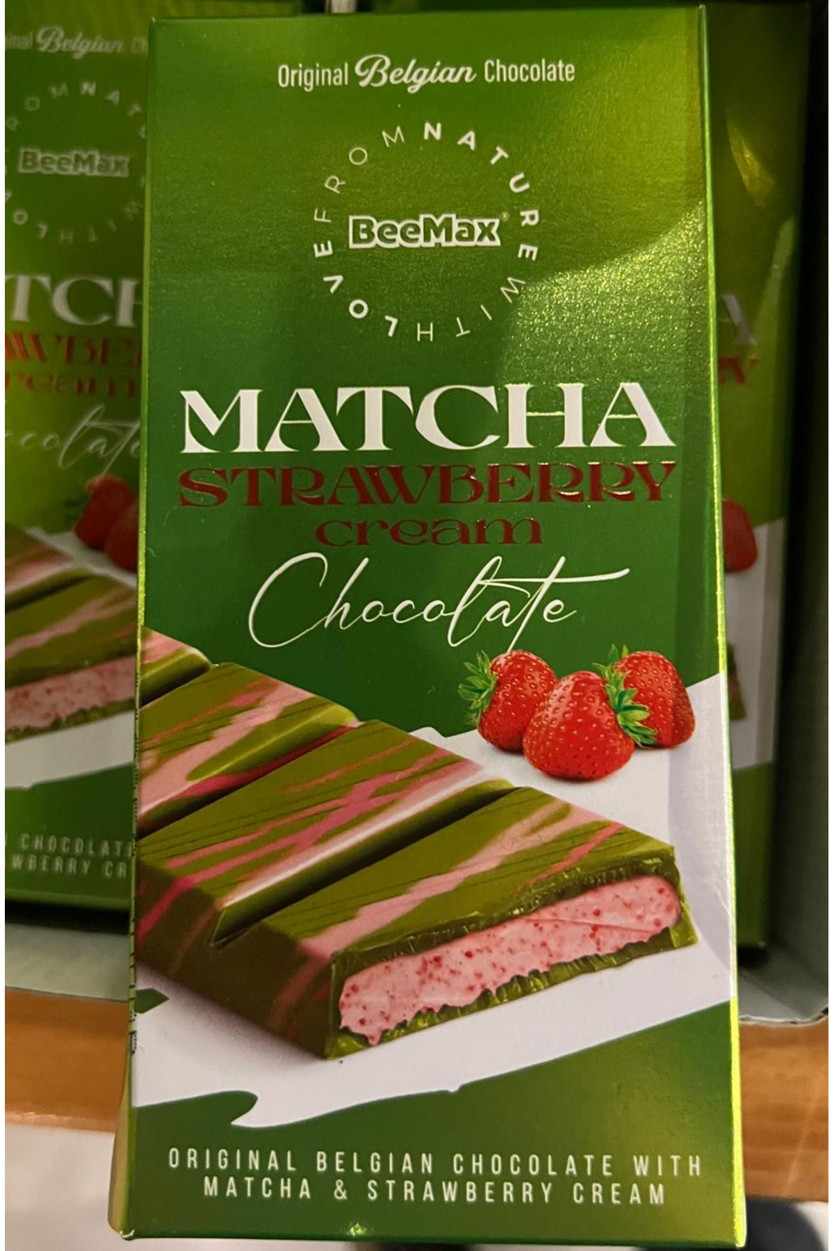BeeMax MATCHA STRAWBERRY CREAM ÇİKOLATA - Fiyatı, Yorumları