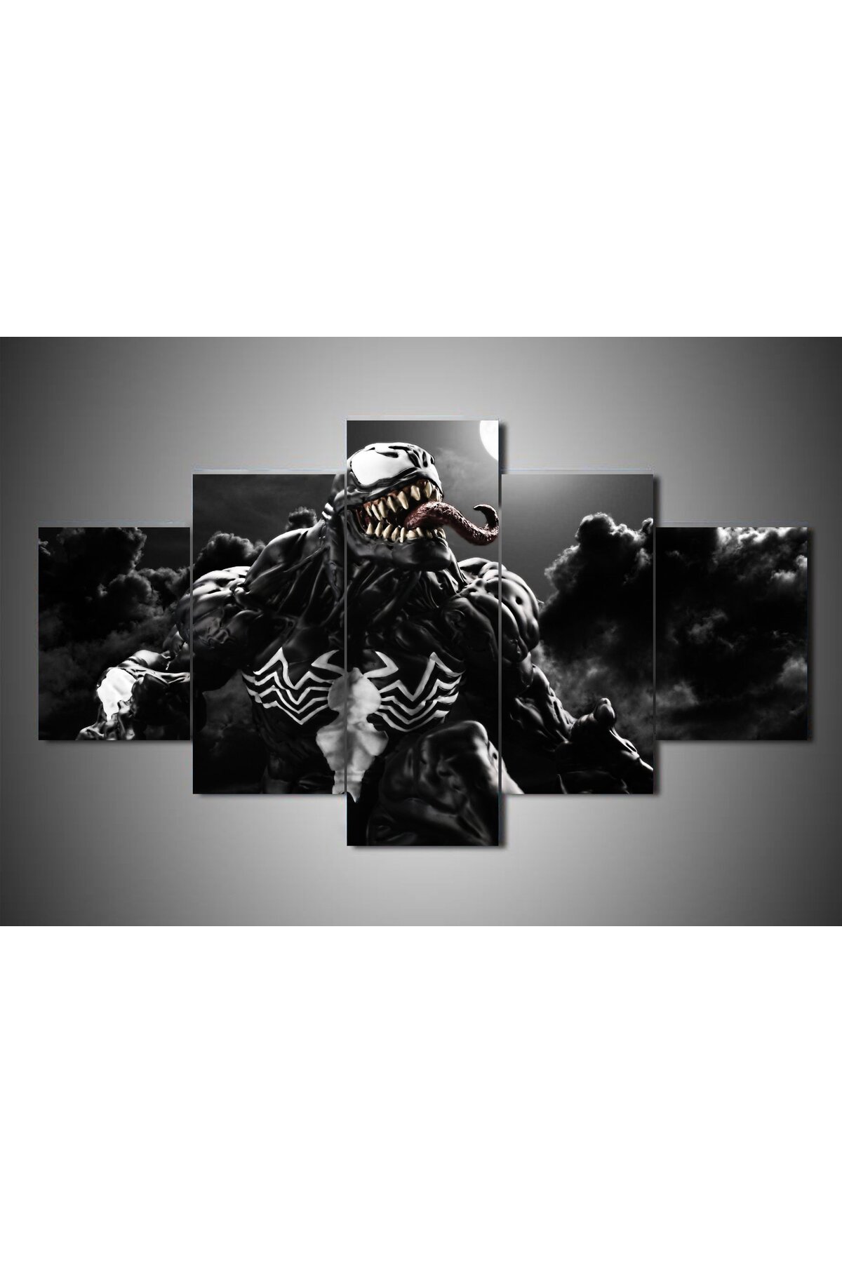 fabriflow exclusive Venom Canavar MArvel Karakteri Parçalı Ahşap Duvar ...