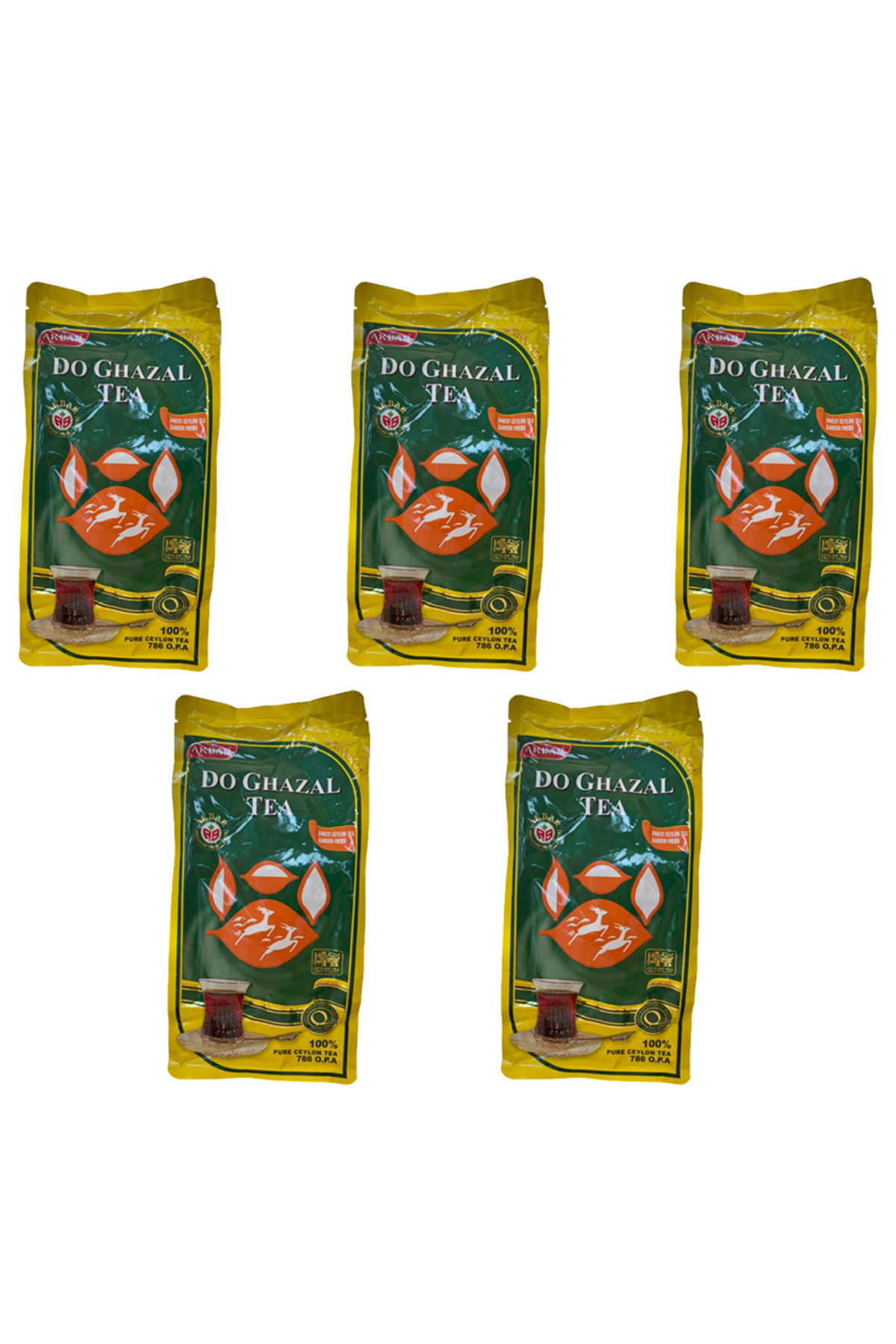 Do Ghazal Tea 100% Saf Seylan Çayı 400 gr x 5 | Akbar Premium Ceylon ...