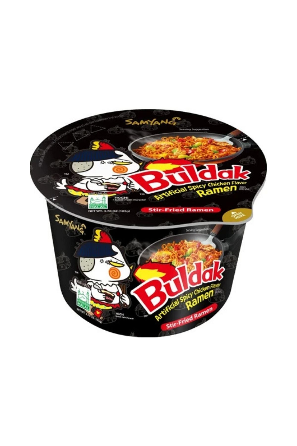 Kore Ramen Buldak Original Acılı Tavuk Aromalı Ramen Bardak 105g ...