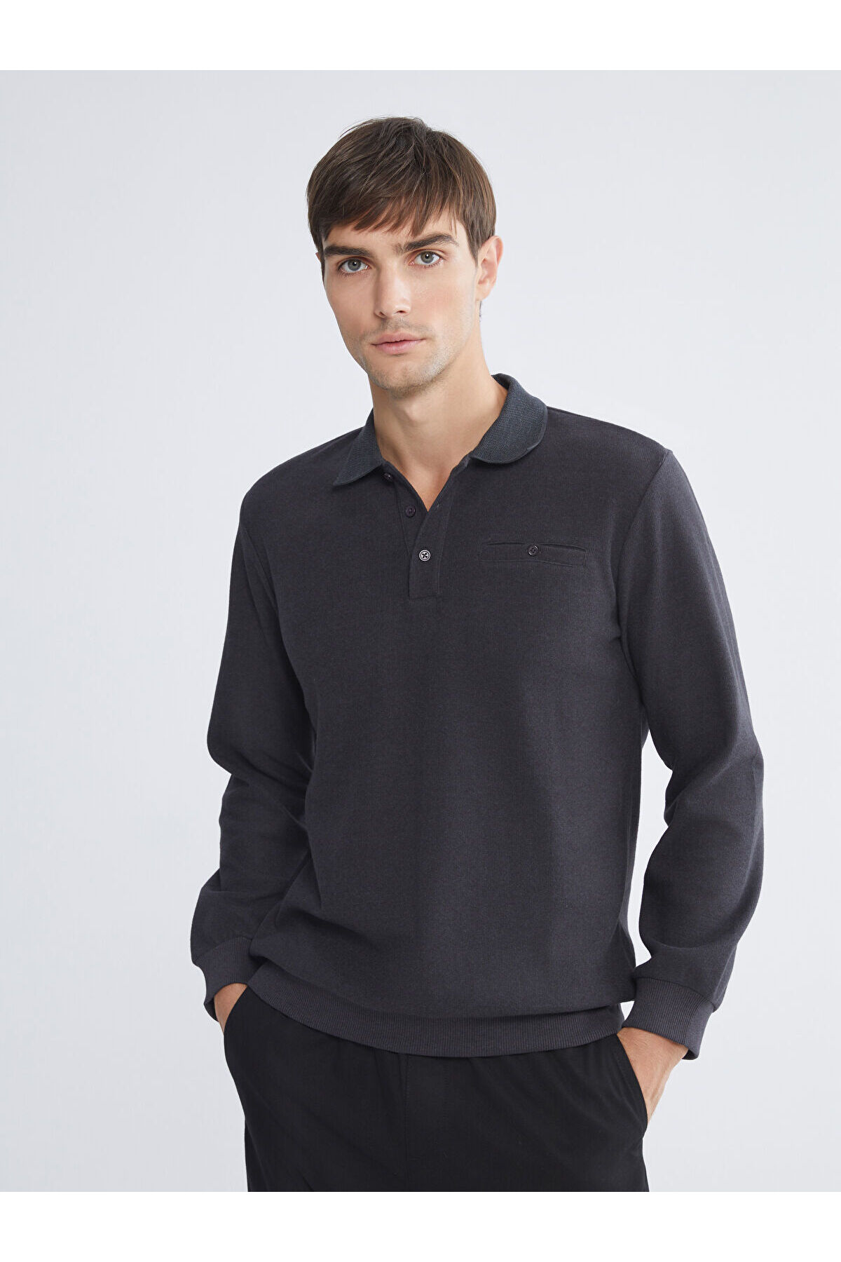 LC Waikiki Hilfa Yeni Sezon Polo Yaka Erkek Sweatshirt - Fiyatı, Yorumları