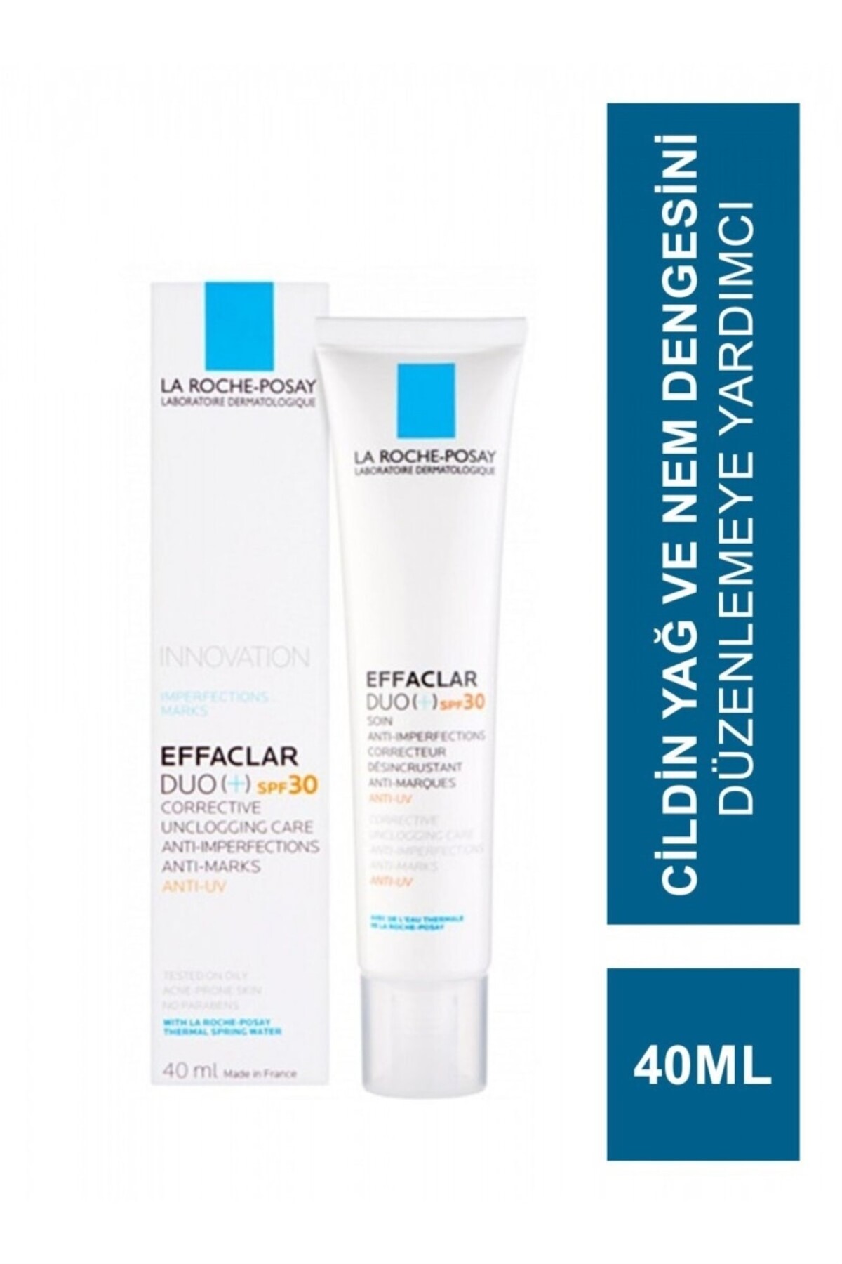 La Roche Posay Effaclar Duo (+) Spf30 - Yağlı Ciltler Için Krem 40ml ...
