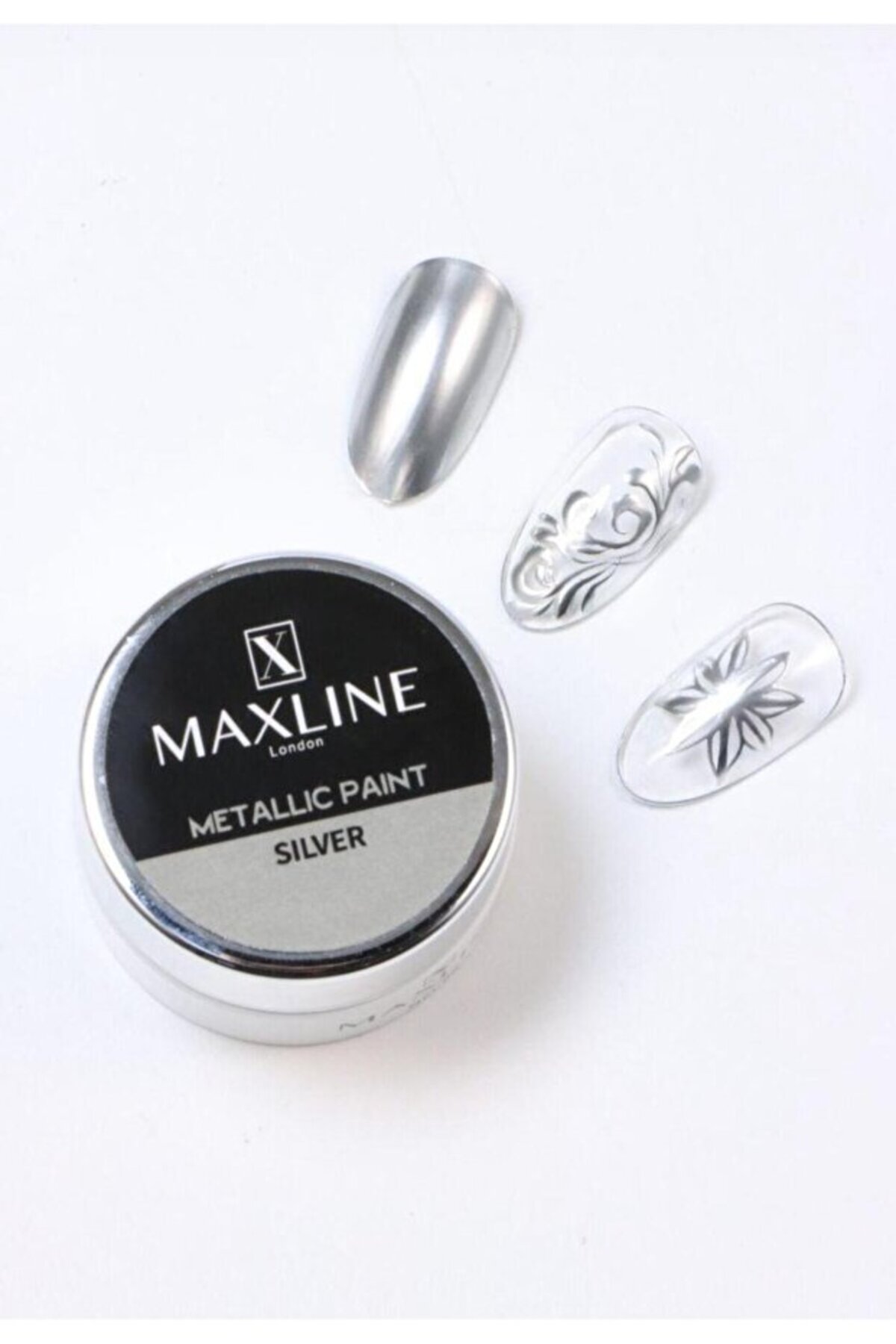 Nera Classy Metalik Paint Jel Maxlıne -sılver-nail Art Kalıcı Oje 5 gr ...