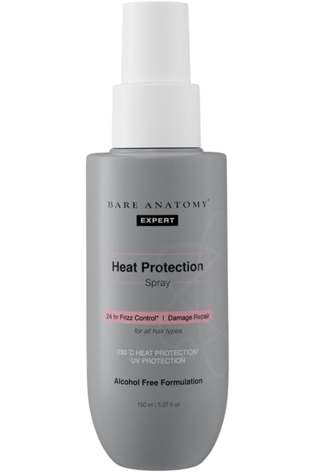 Bare Anatomy Heat Protectant Hair Spray — Anti-Frizz 24h, Alcohol ...