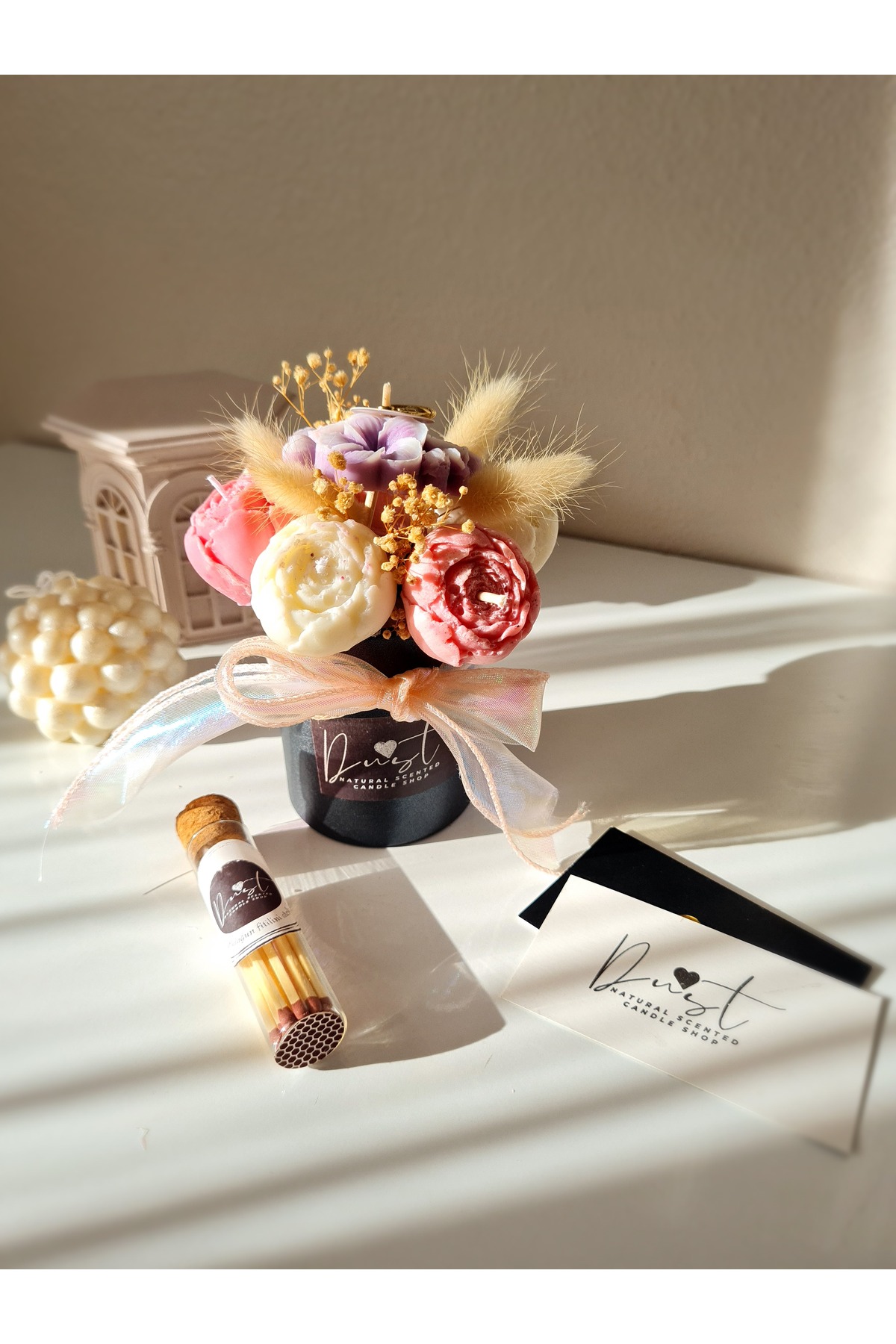 Handmade Çiçek Buketi Mum - Fiyatı, Yorumları