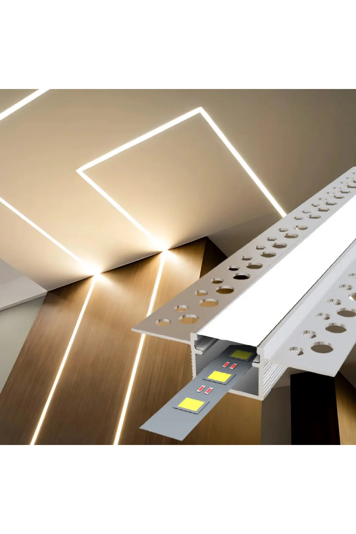 Eylül Aydınlatma Led Profili- Led kanalı - Gizli led- Trimless Sıvaaltı ...