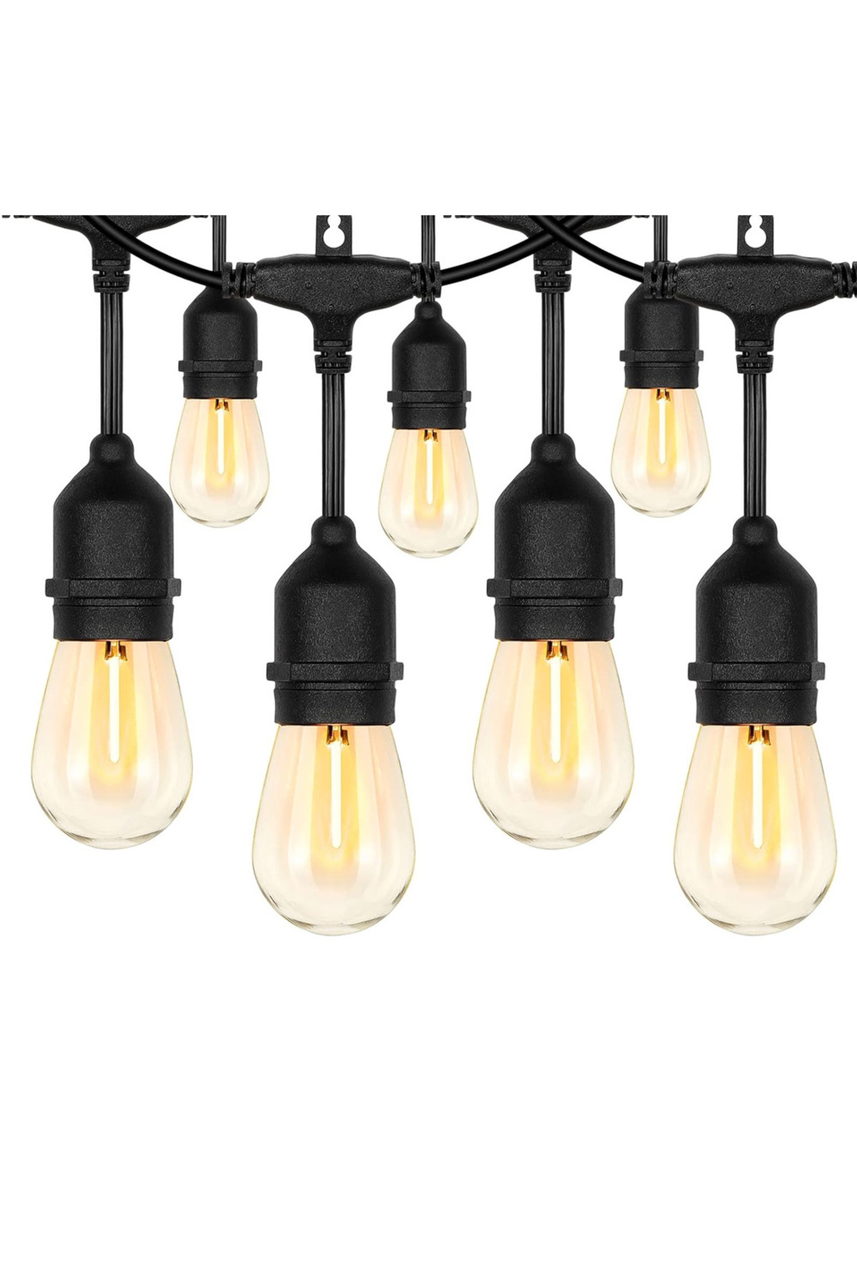 Rixme Solar LED string light with remote control, 10 bulbs, 10 m, IP66 ...