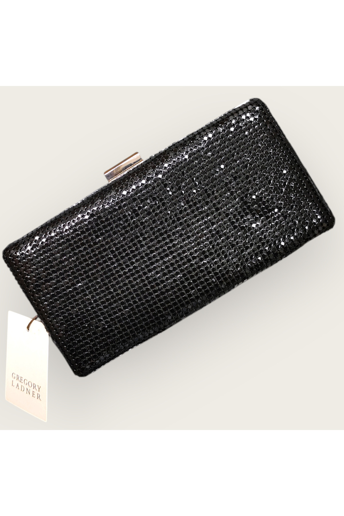 Others Gregory Ladner Glomesh Rectangle Clutch Black - Trendyol