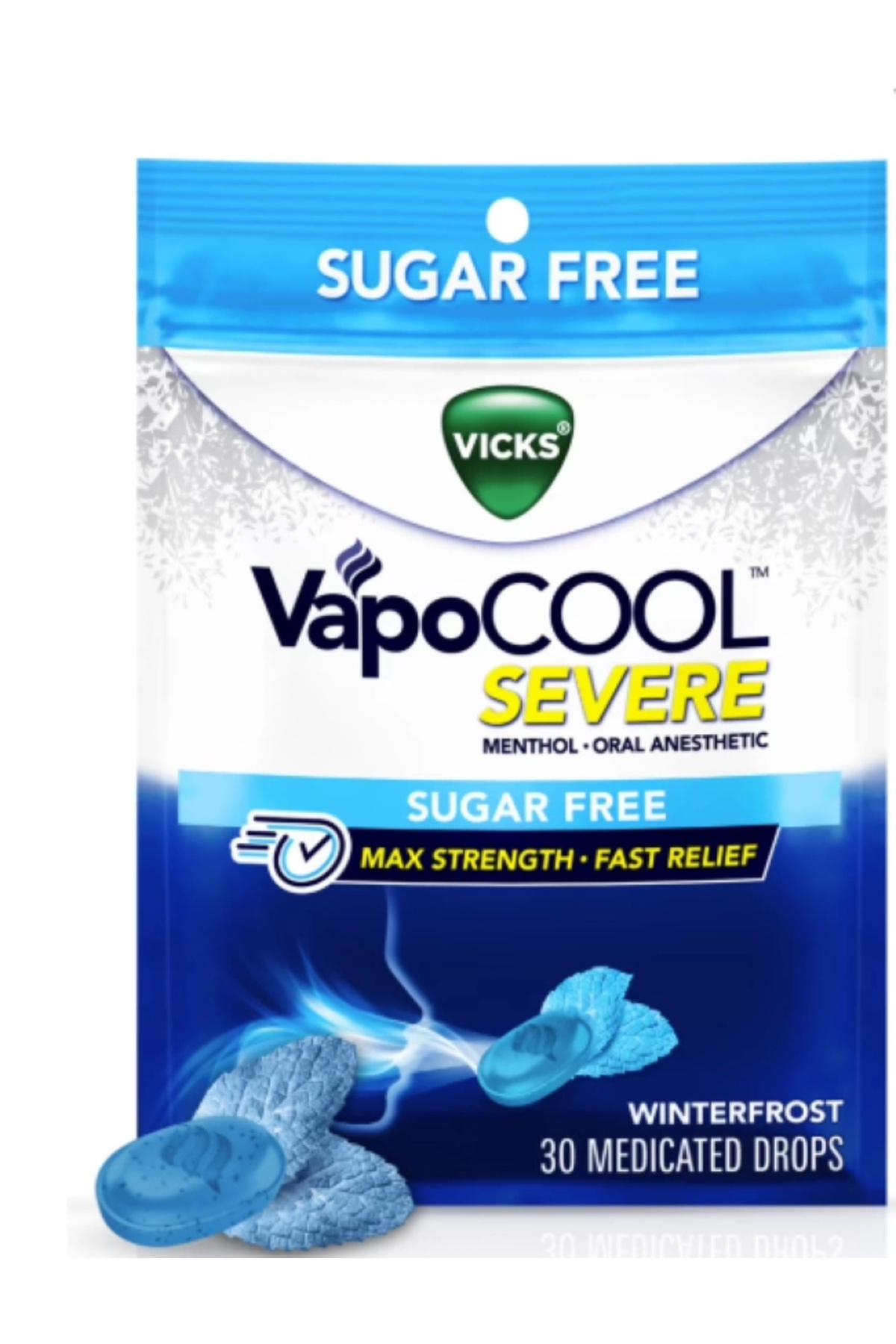 Candy VapoCool Severe Menthol Oral Anesthehıc Sugar Free Max Strength ...