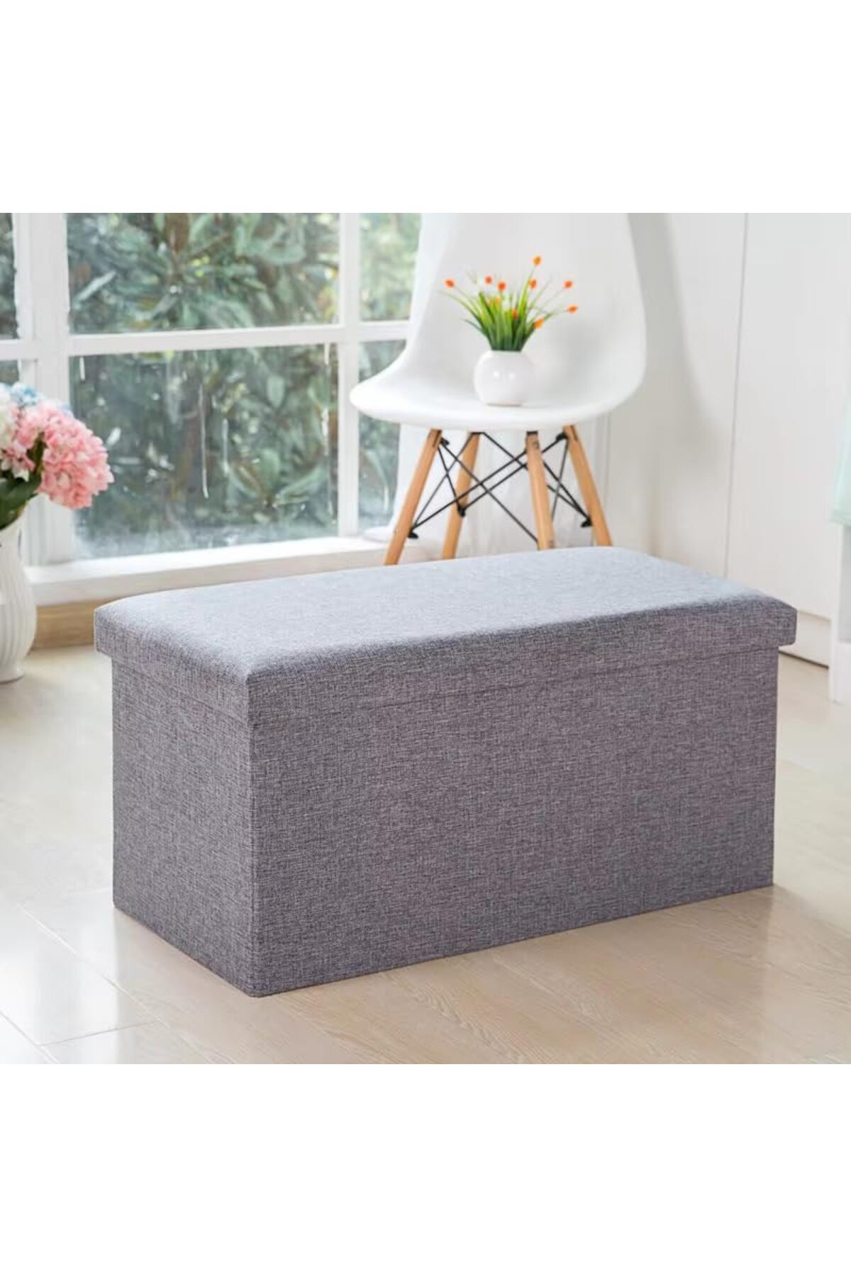 Generic Harmony Home Harmony Home Hidden Storage Stool â€“ Upholstered ...
