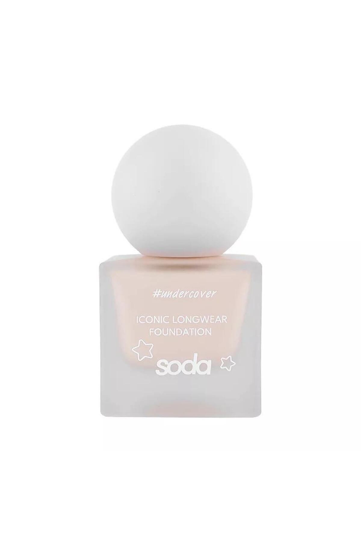 SODA Long-lasting foundation ICONIC LONGWEAR FOUNDATION undercover 002 ...