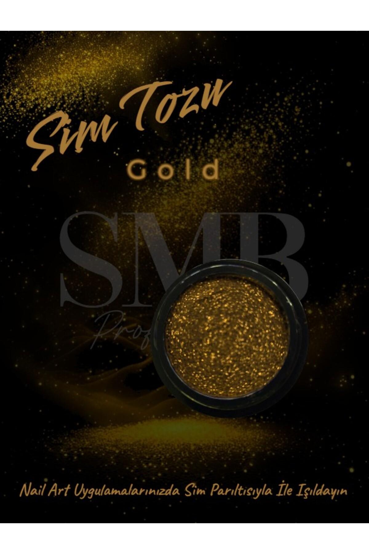 SMB PROFESYONEL SİM SÜS ALTIN NAİL ART KALICI OJE TIRNAK SÜSLEME ...